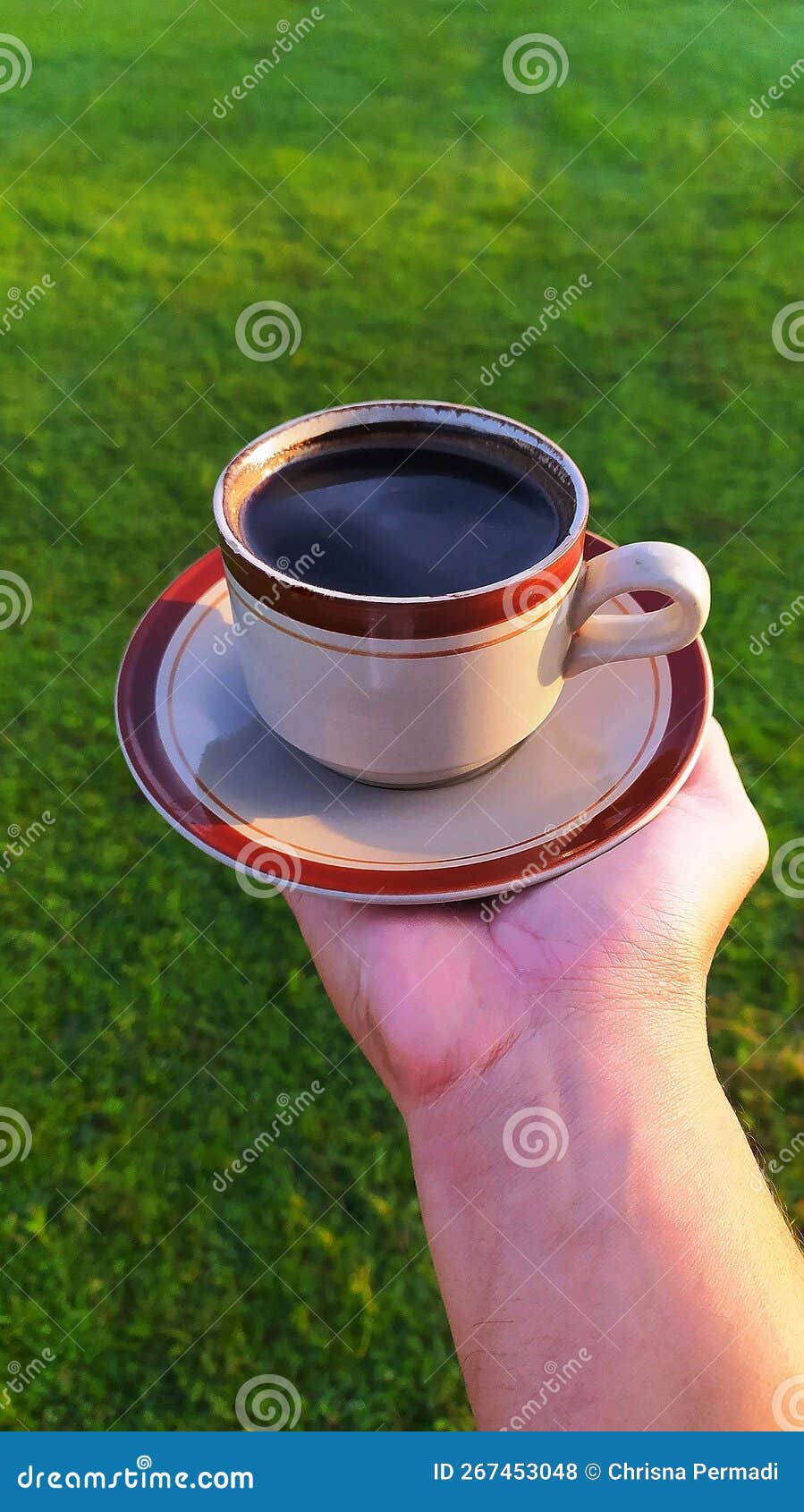 Morning Coffee before Activities Stock Photo - Image of coffee, hand ...
