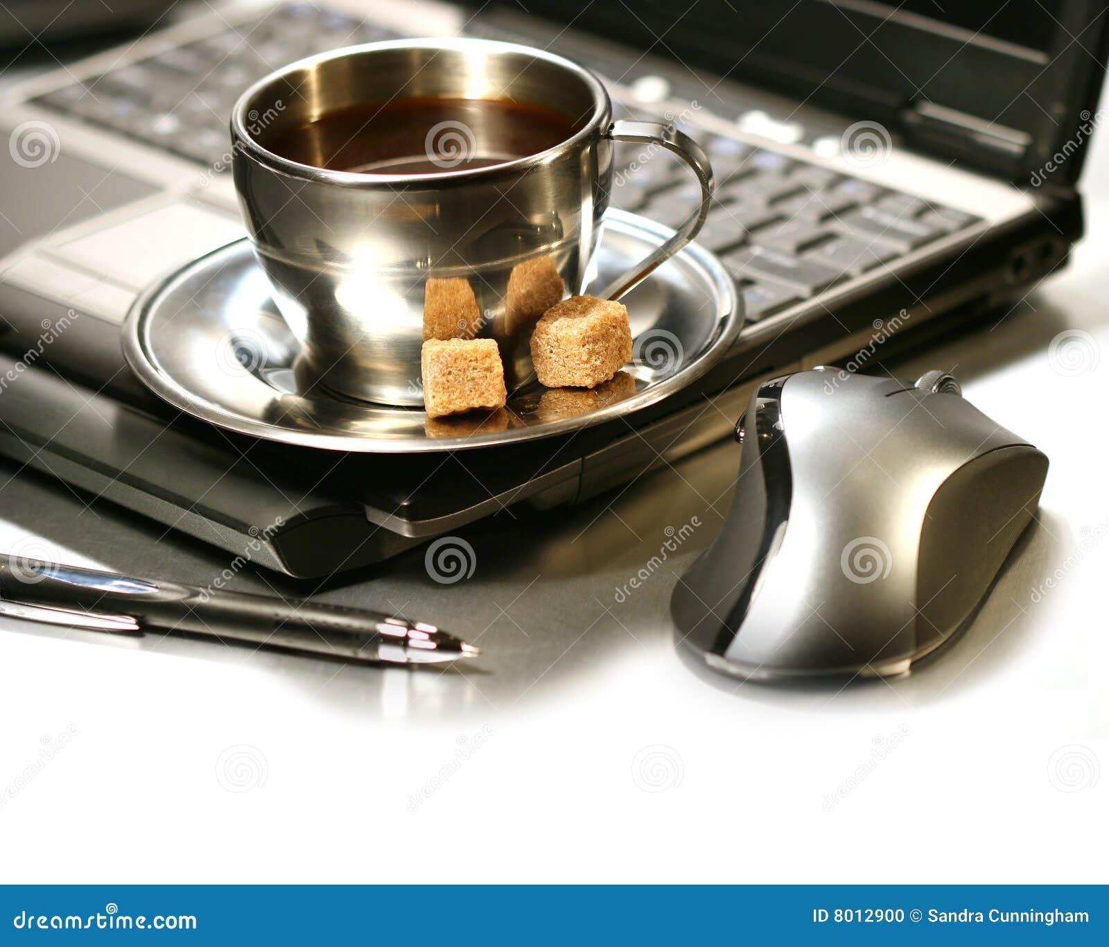 Morning coffee break stock photo. Image of think, grey - 8012900