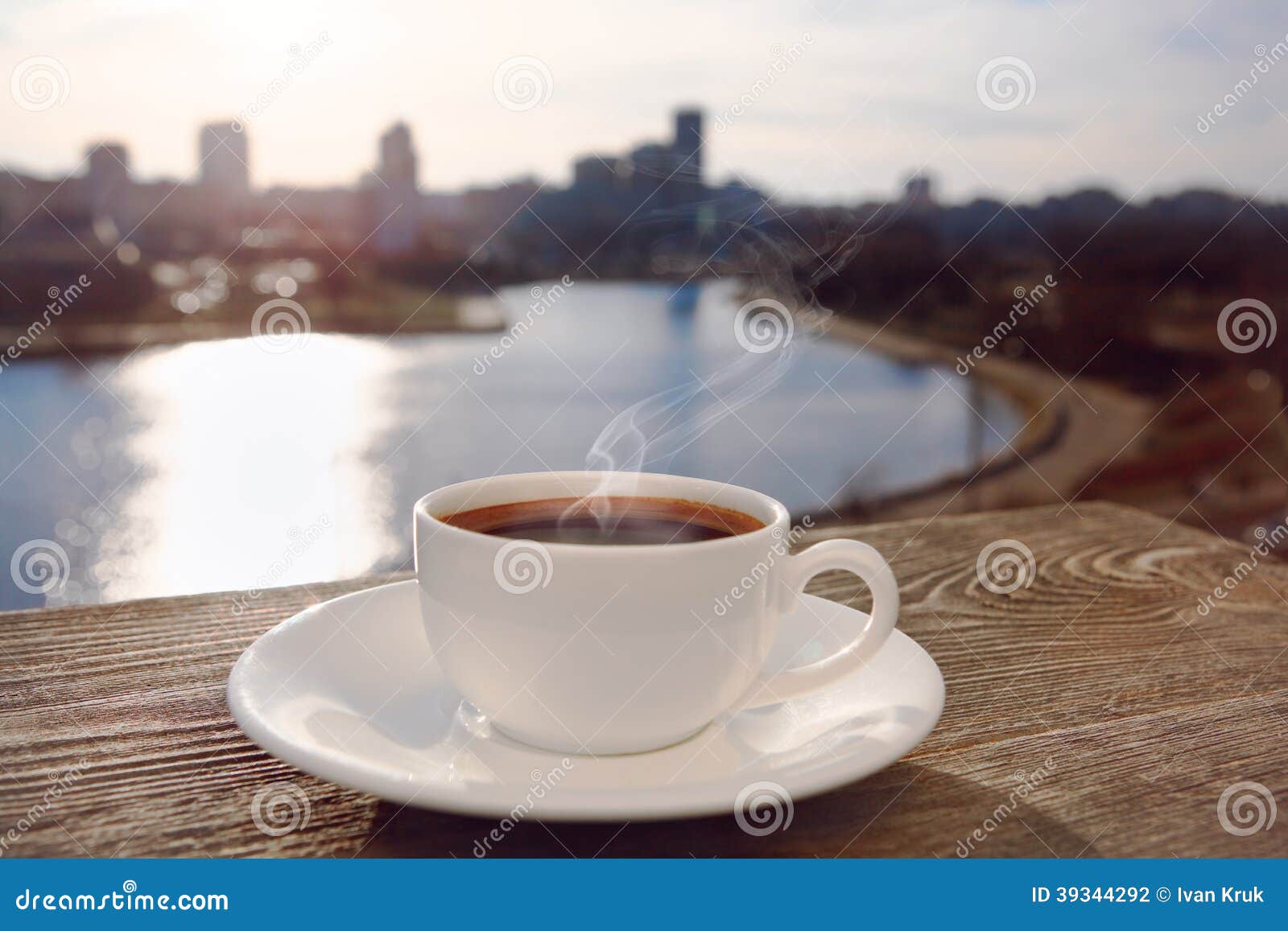 Morning coffee stock photo. Image of city, view, aroma - 39344292