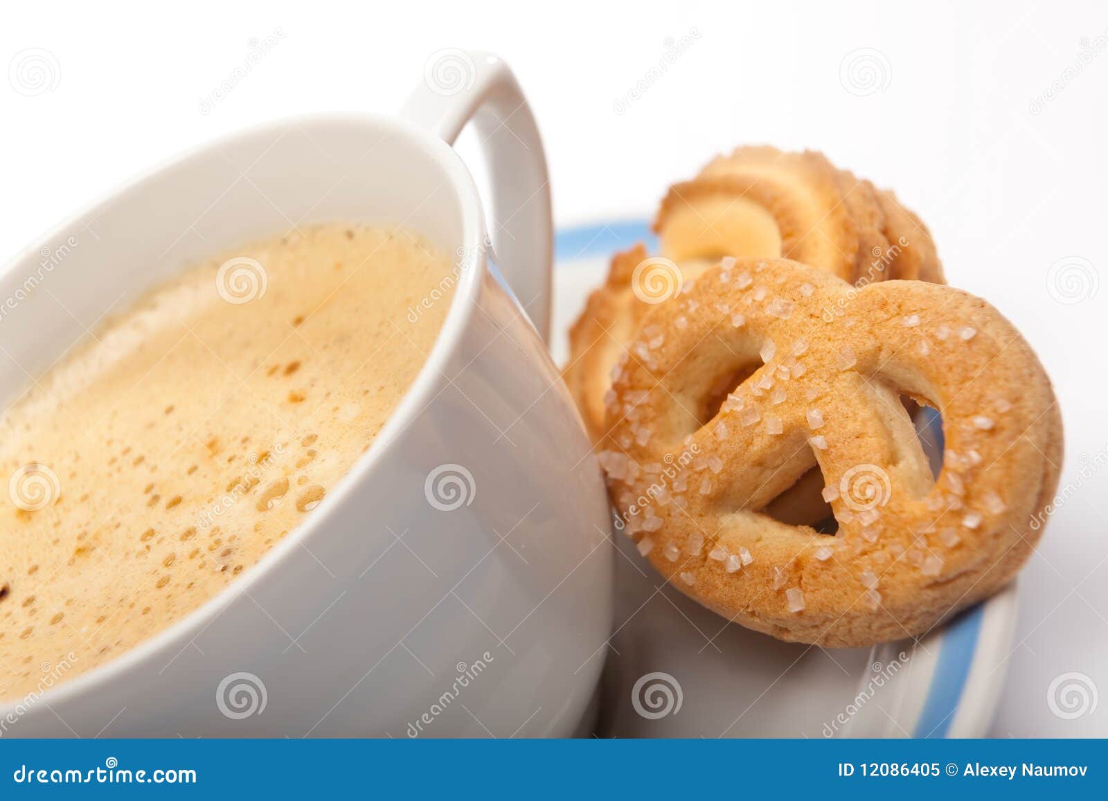 Morning Coffee with Cookies Stock Image - Image of drink, breakfast ...