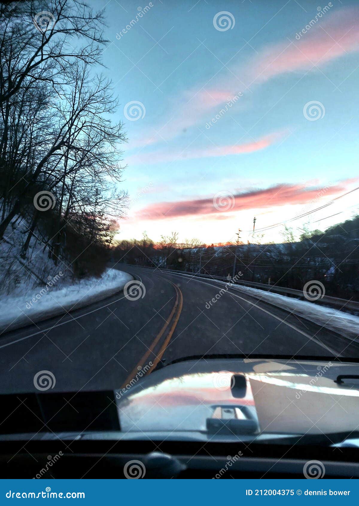 Morning Commute Nature Sky Pa Colors Stock Image - Image of commute ...