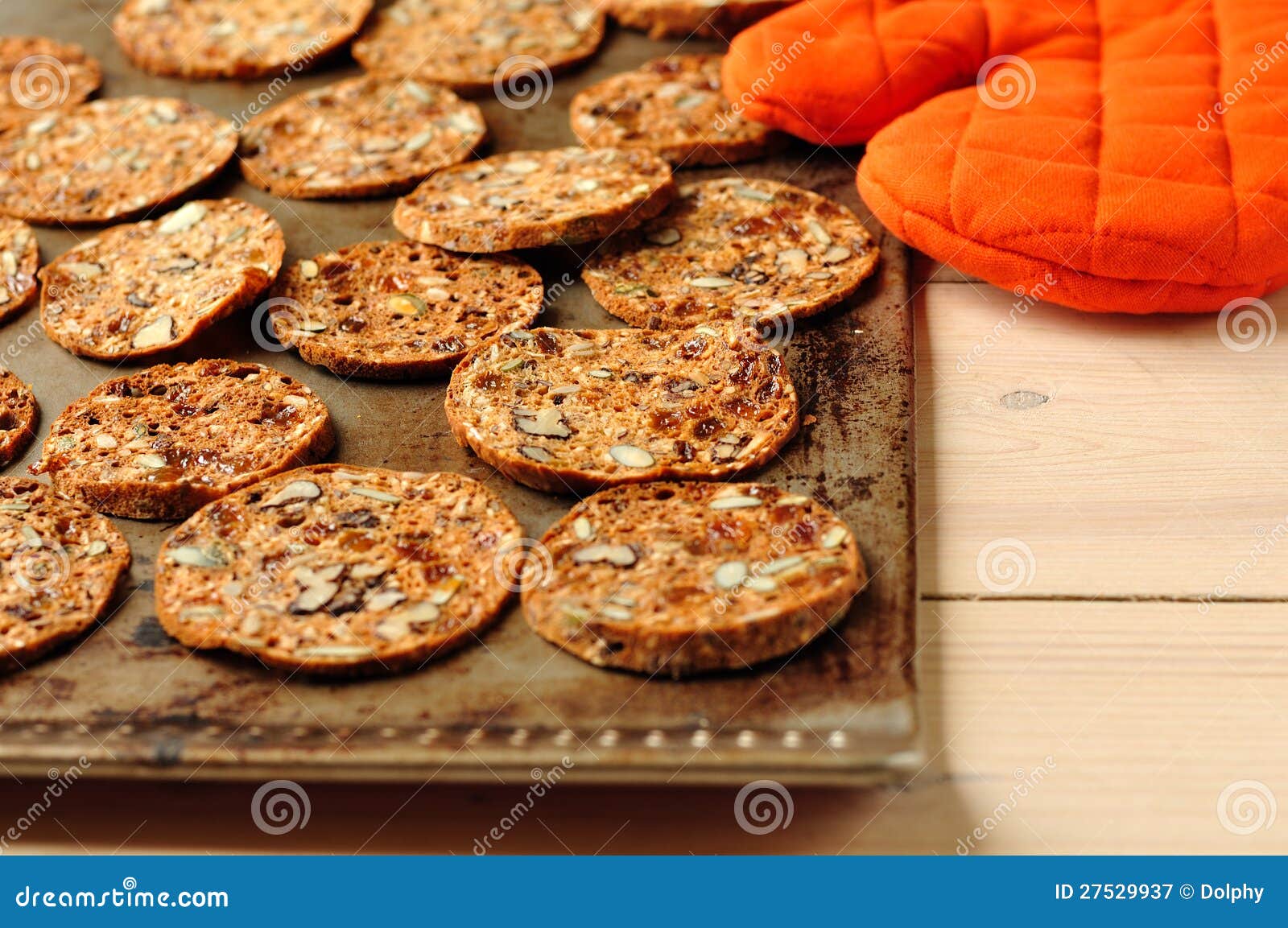 Morning Crisps on a Baking Tray Stock Image - Image of cookie, brunch ...