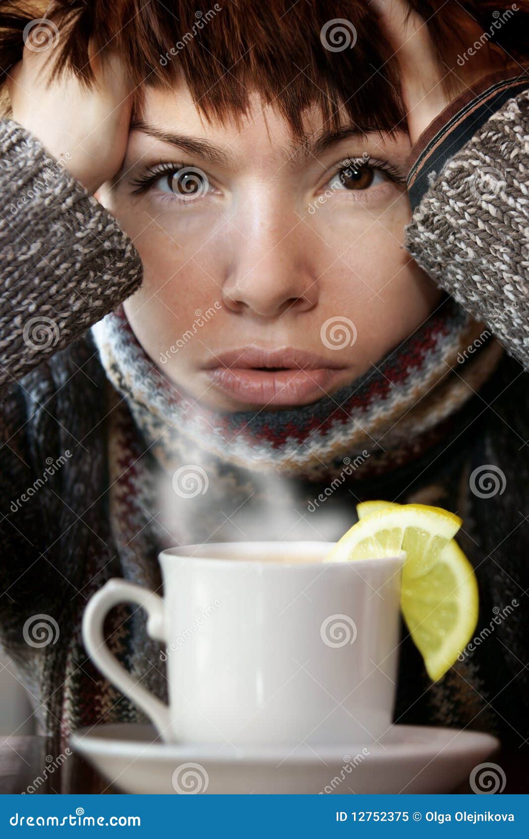 Morning cup of tea stock image. Image of lady, expression - 12752375