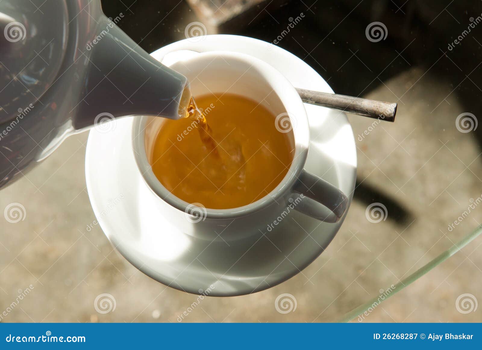Morning cup of tea stock image. Image of nature, culture - 26268287