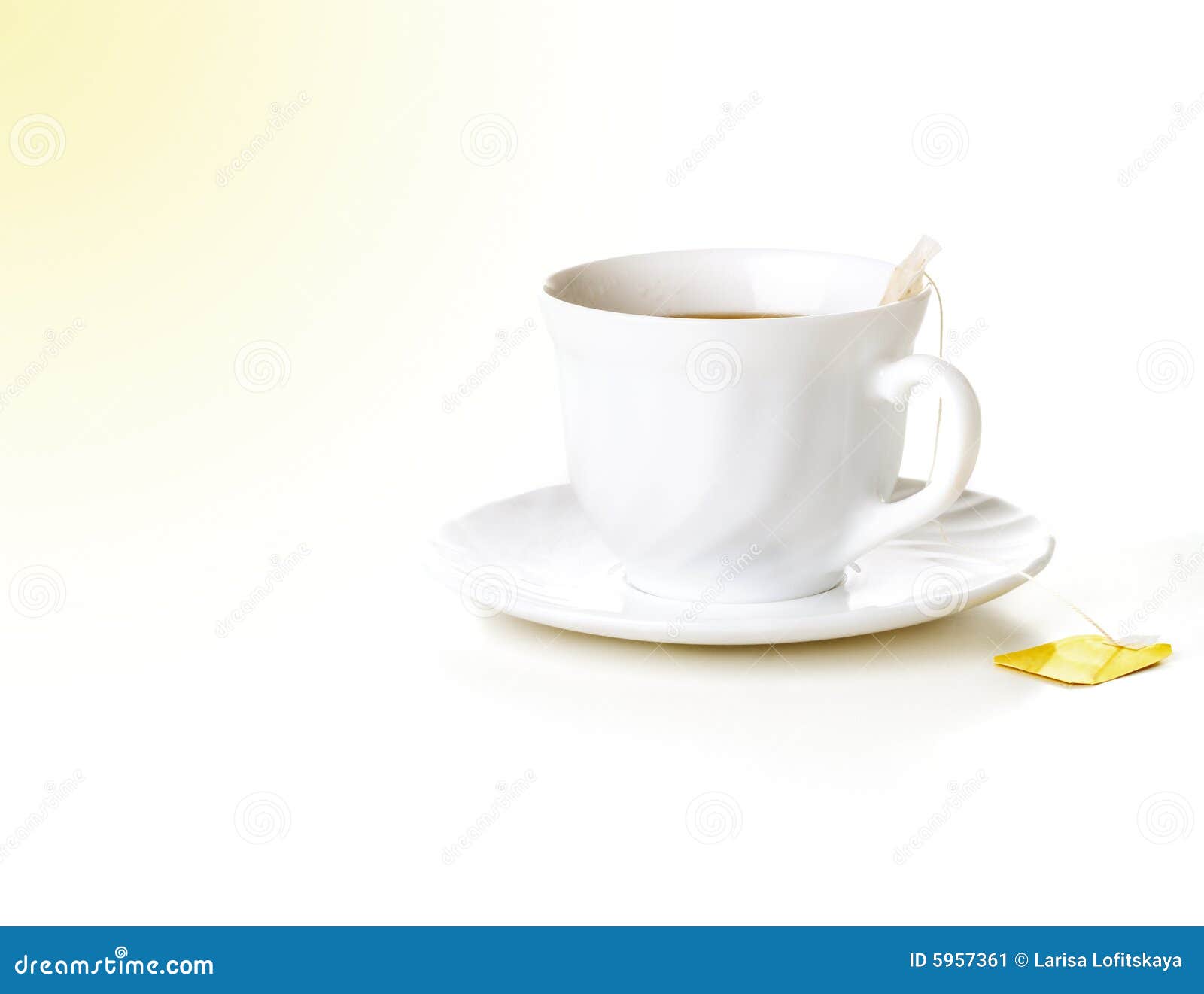 Morning cup of tea stock image. Image of healthy, yellow - 5957361