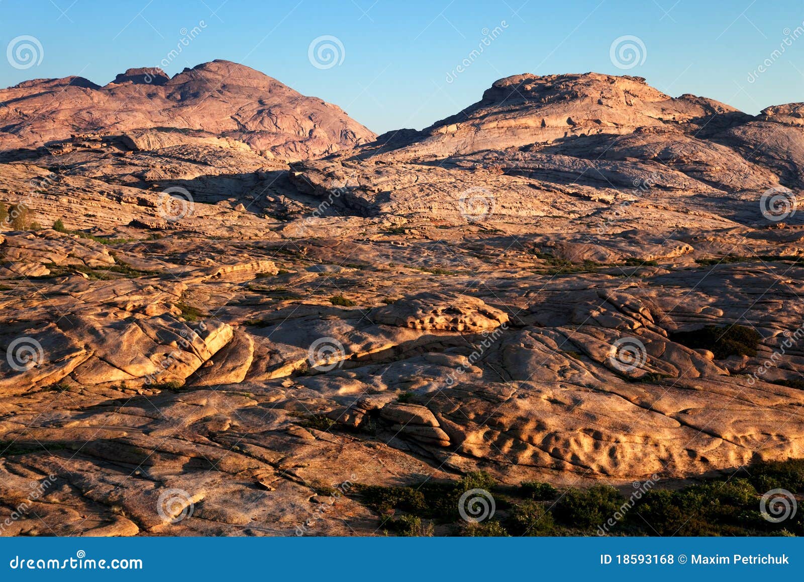 Morning in Desert Mountains Stock Photo - Image of outdoors, land: 18593168