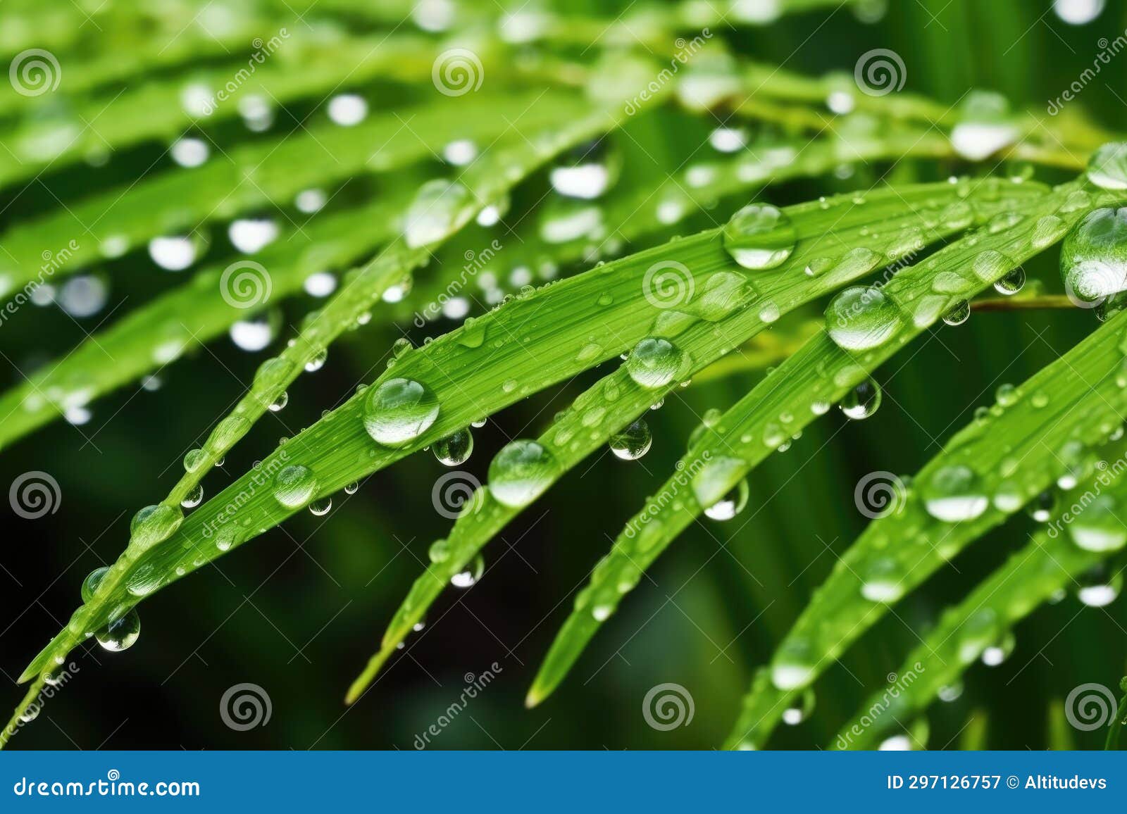 Morning Dew Drops on a Stones Surface Stock Image - Image of surface ...