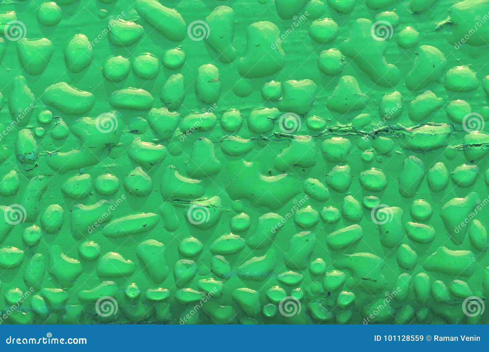 Morning Dew on the Painted Surface. Texture. Stock Image - Image of ...