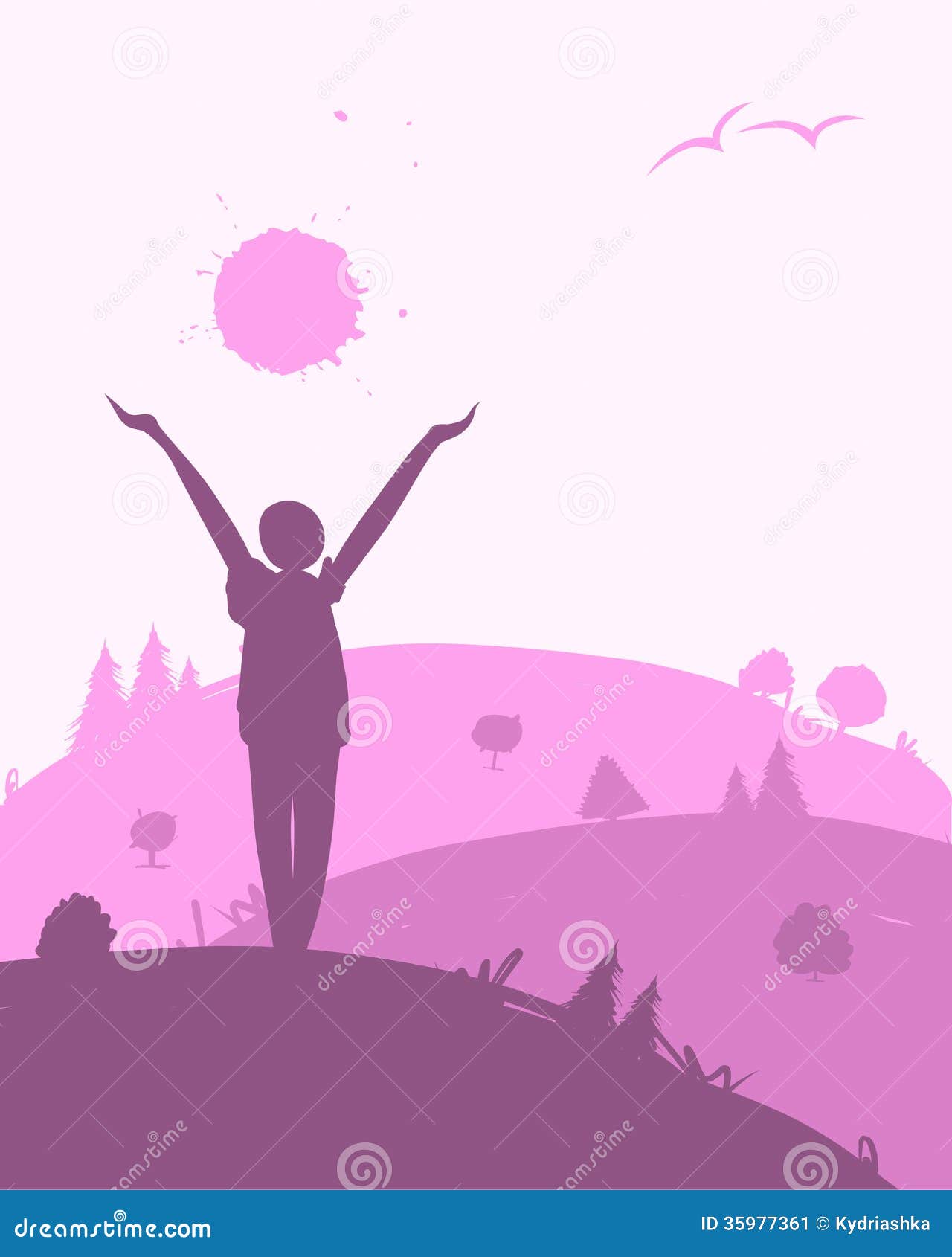 Morning Exercises And Body Praxis Concept, Simple Flat Vector ...