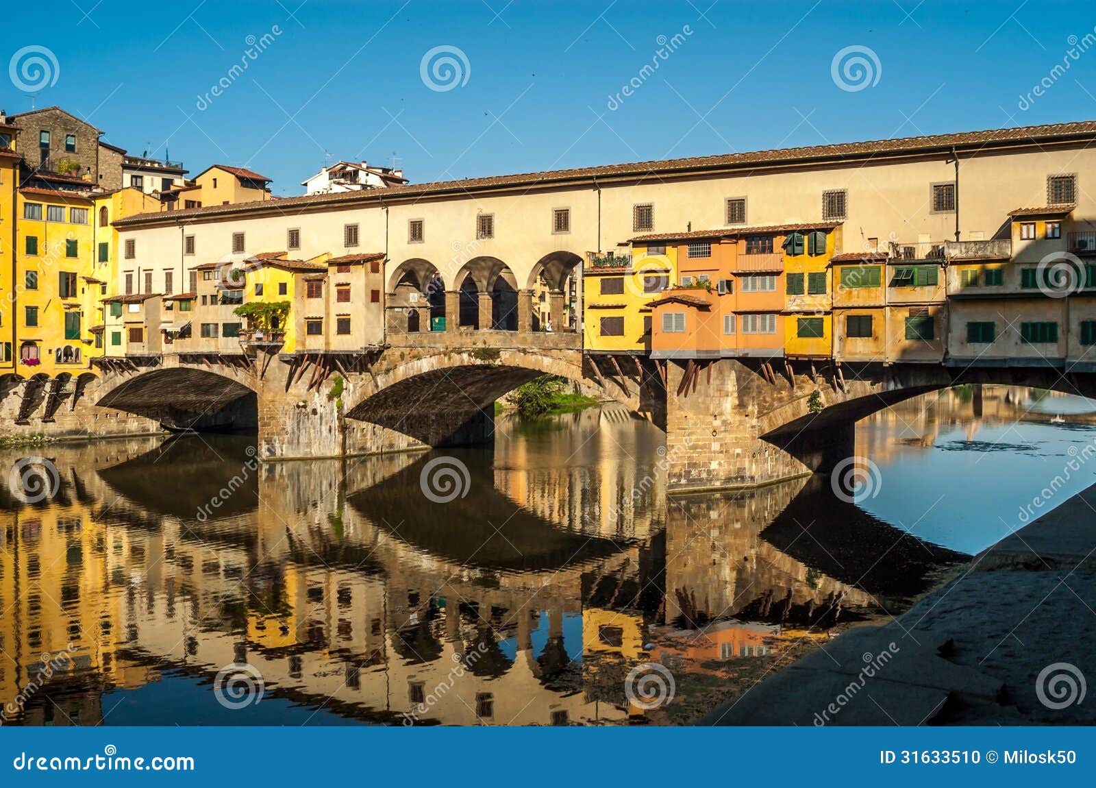 Morning in Florence stock photo. Image of reflection - 31633510