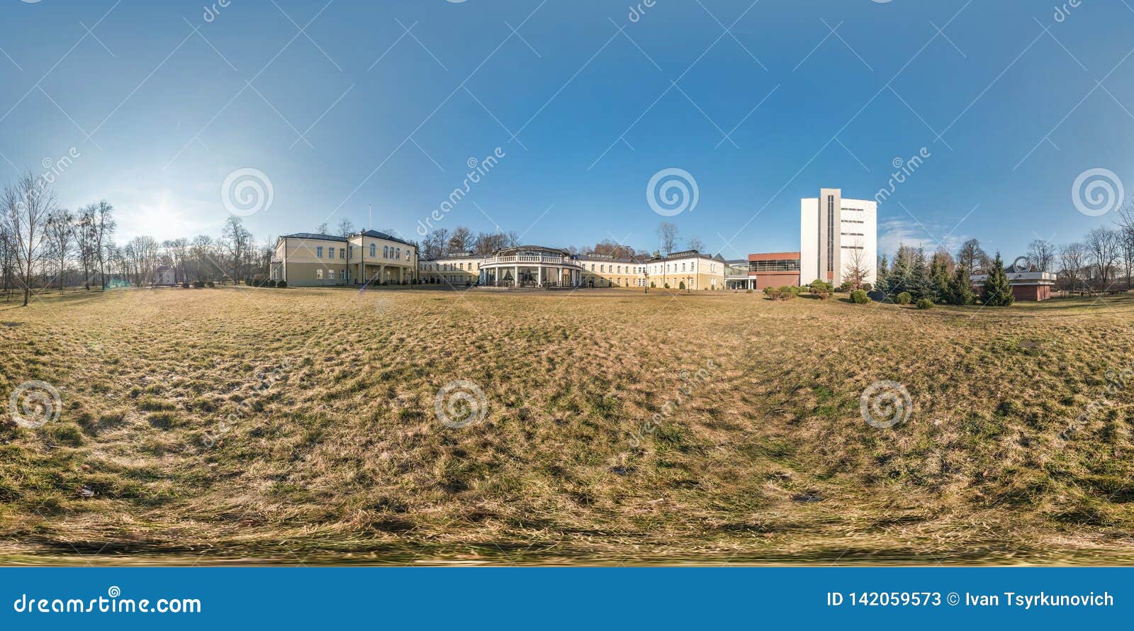 Morning Full Seamless Spherical Panorama 360 Degrees Angle View In Park ...