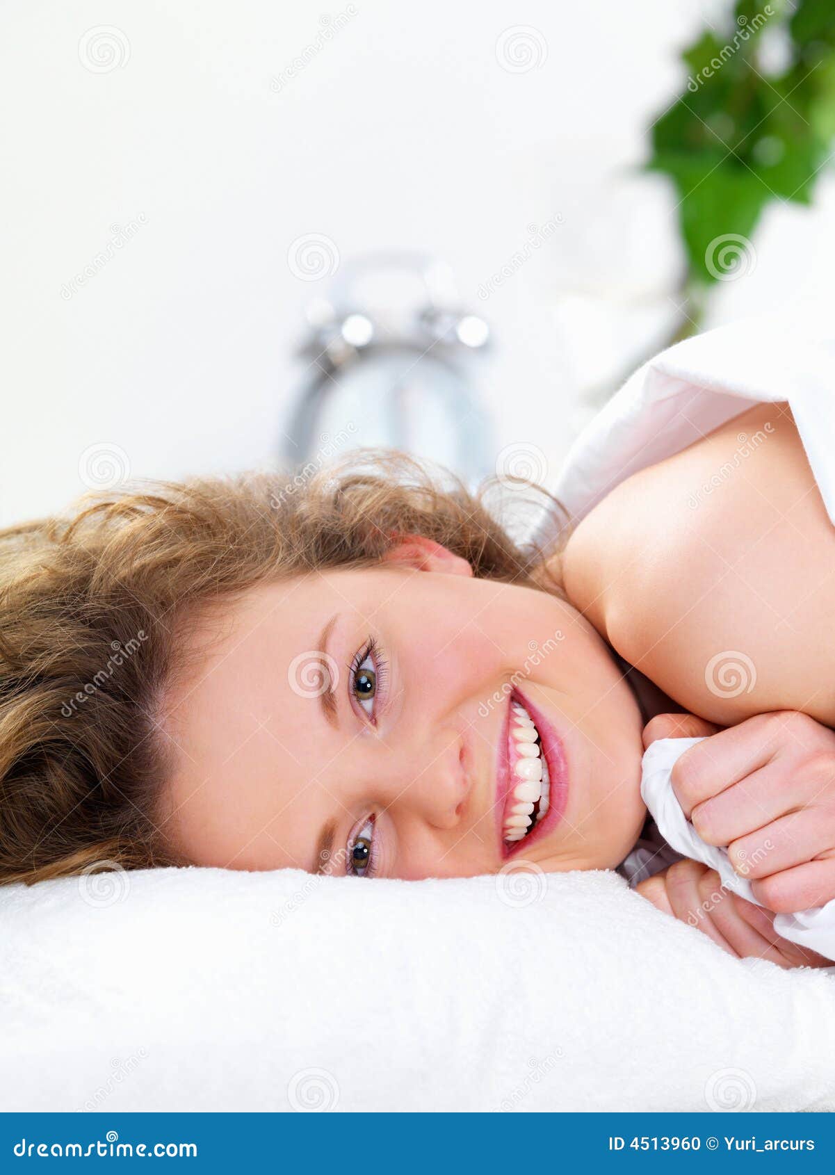 Morning Girl Portrait stock photo. Image of pretty, morning - 4513960