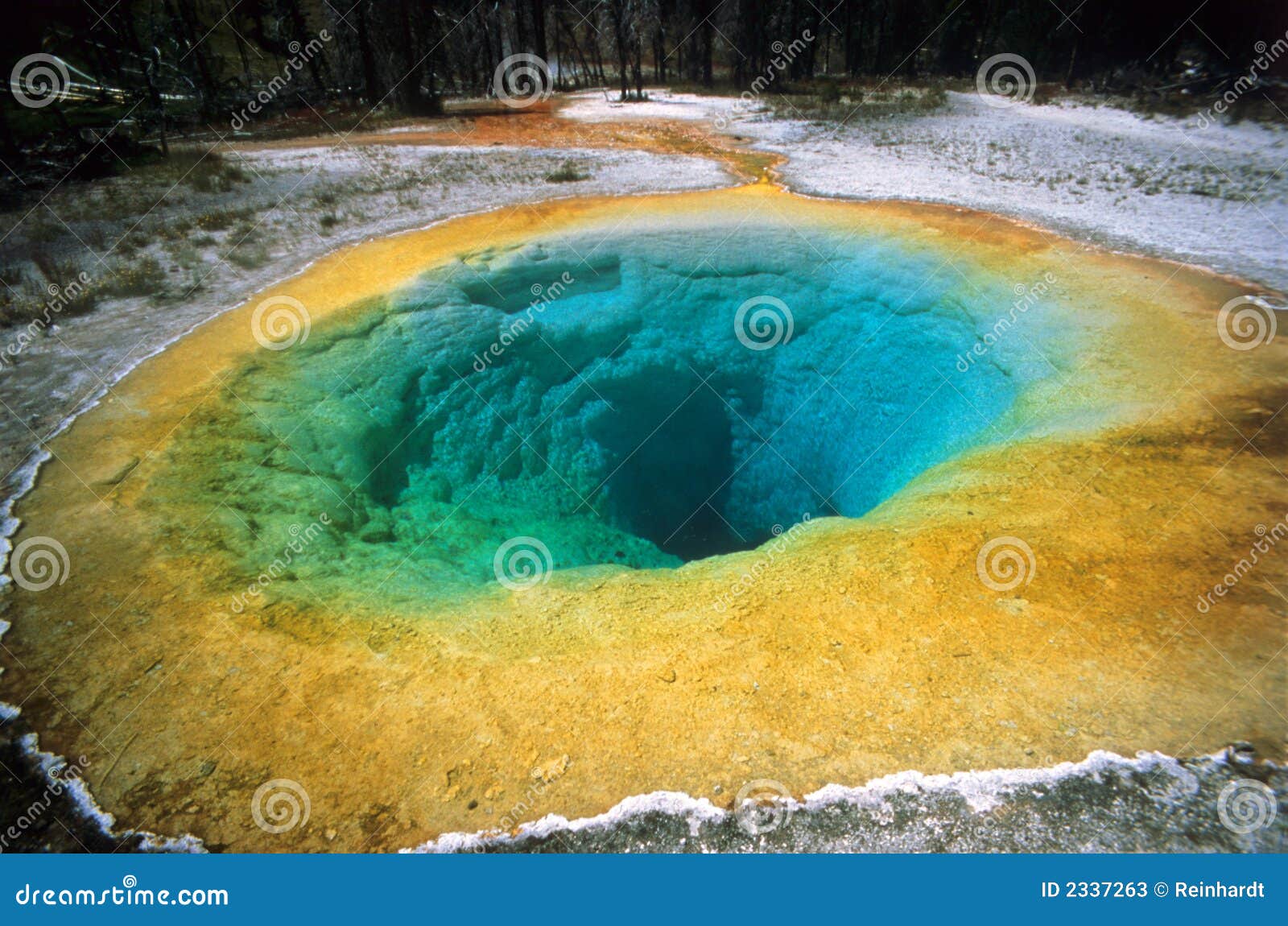 Morning Glory Pool stock image. Image of geological, touristic - 2337263
