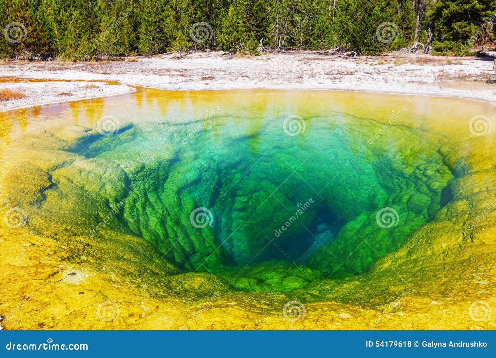 Morning Glory Pool stock photo. Image of orange, organisms - 54179618