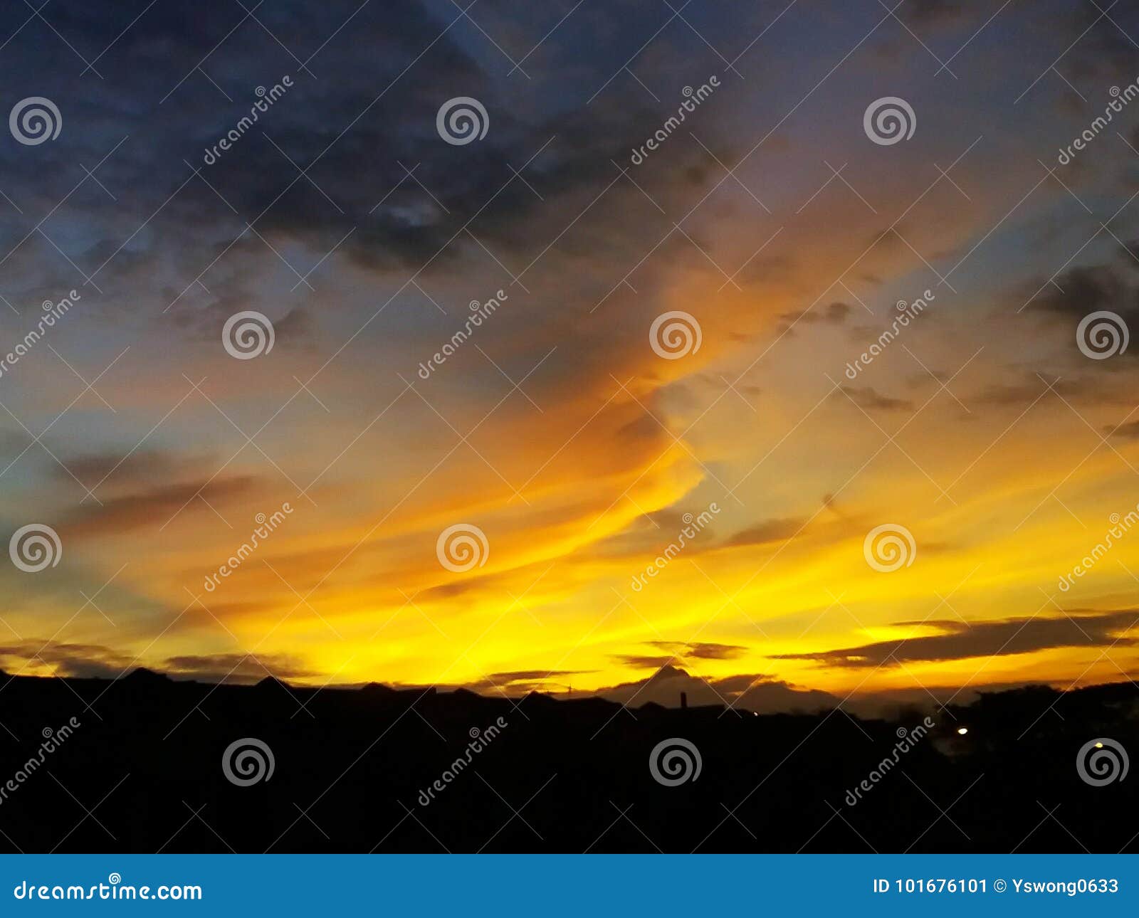 Morning glow stock image. Image of glow, cloud, morning - 101676101
