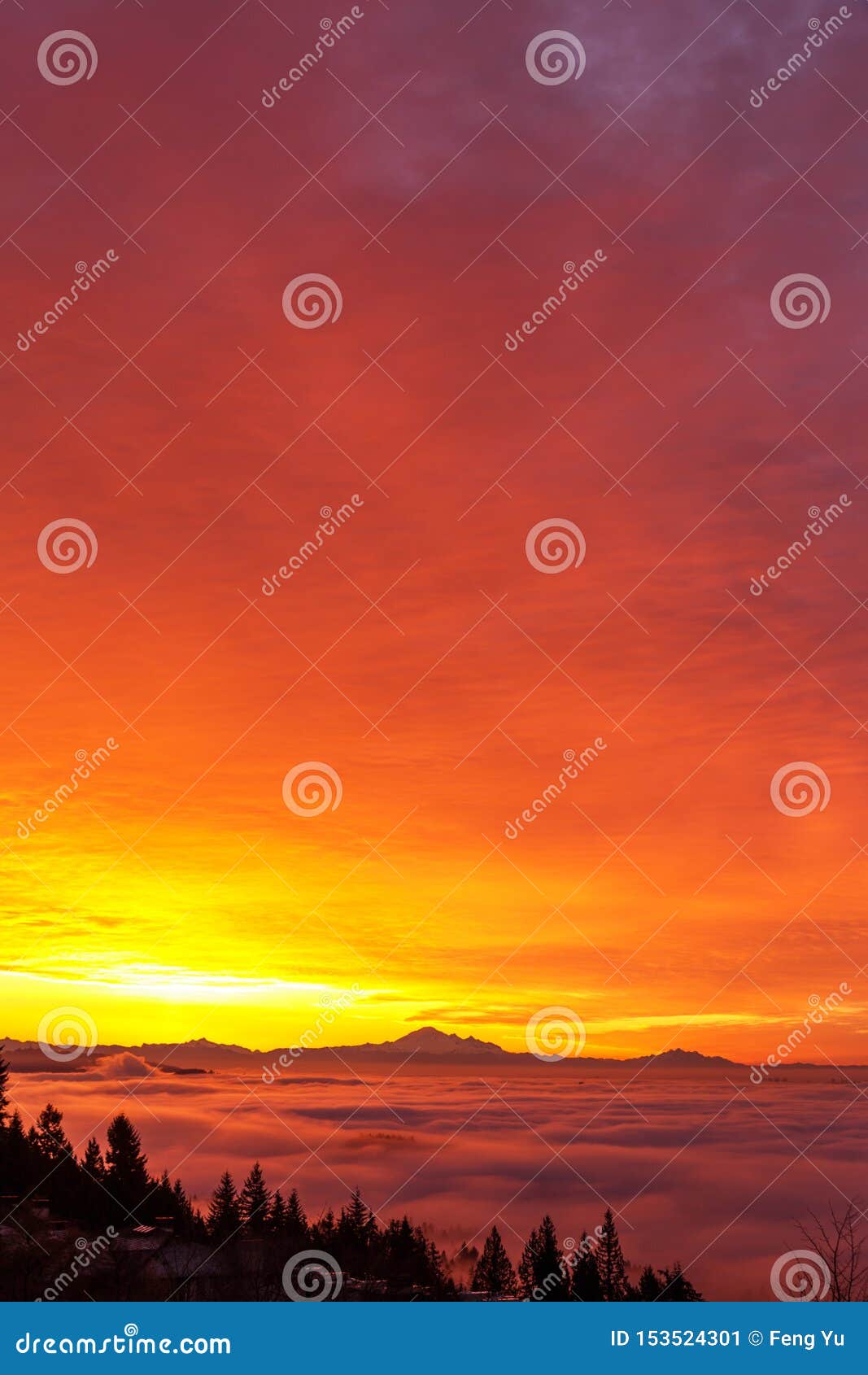 Morning glow landscape stock image. Image of glowing - 153524301