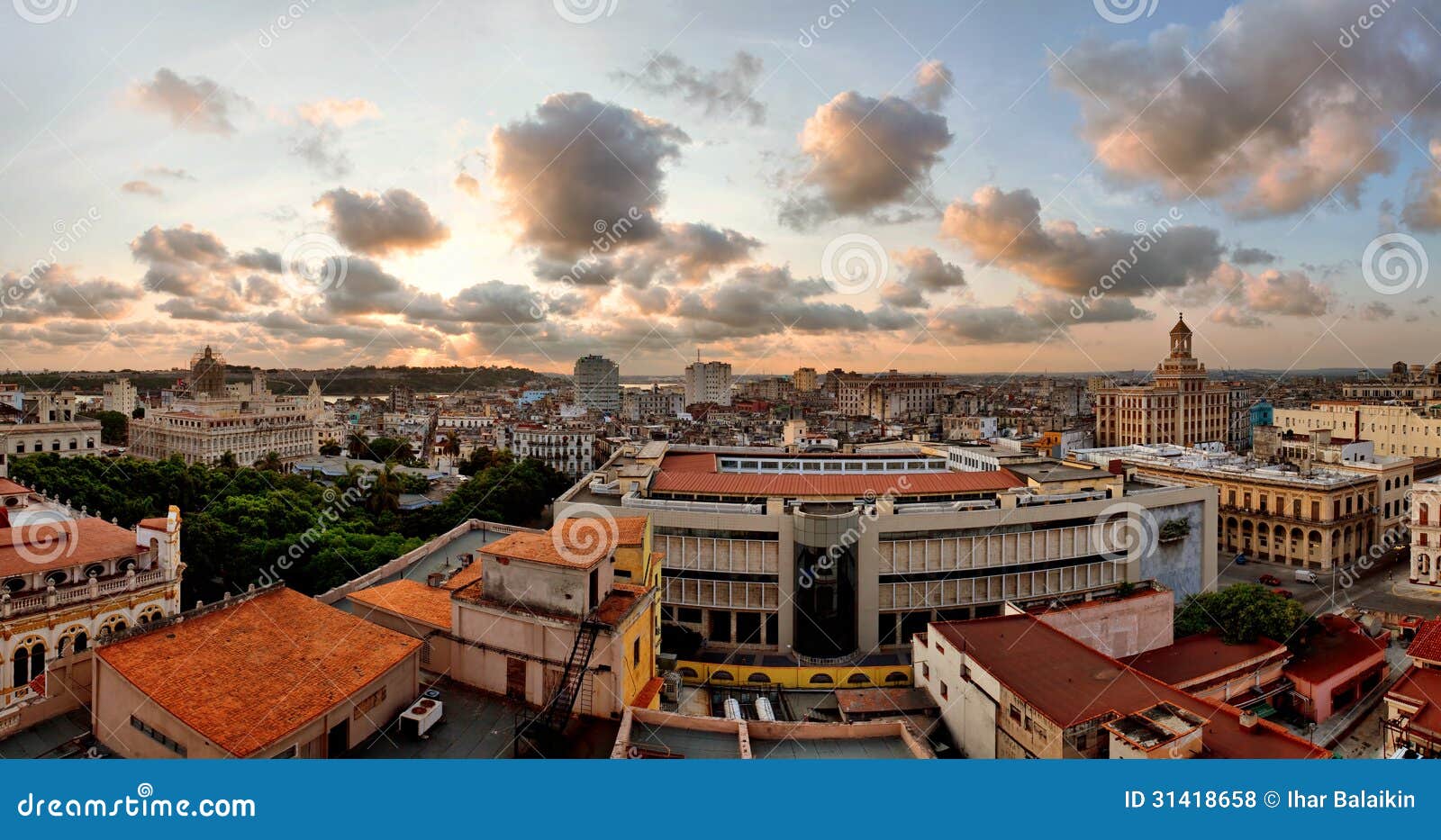 Morning Havana, Cuba stock photo. Image of america, urban - 31418658