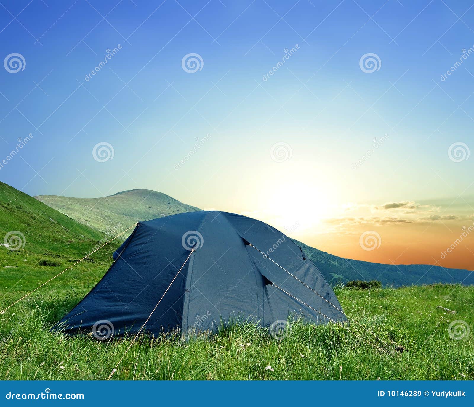 Morning in a hike stock image. Image of nature, field - 10146289
