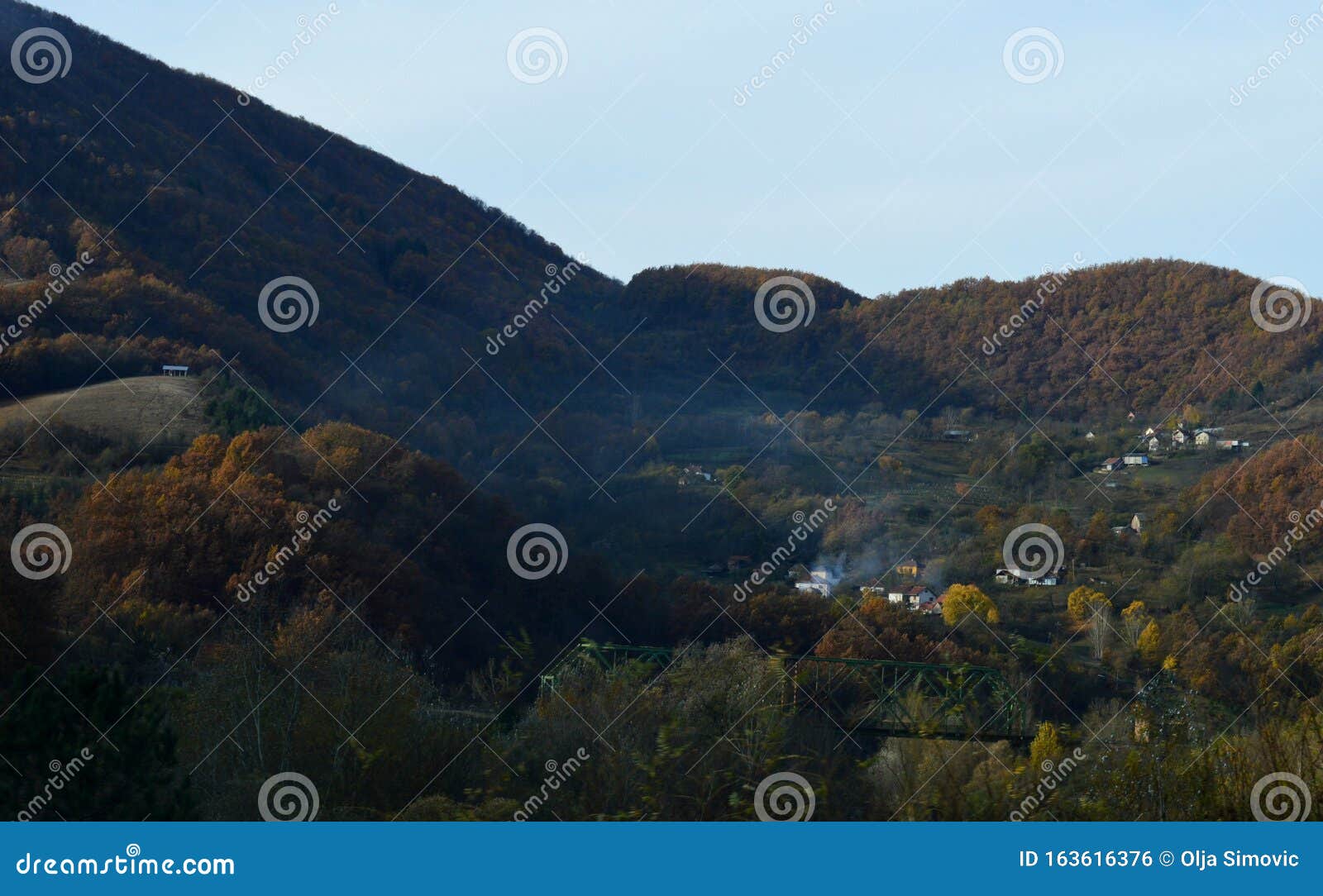 Morning in the hills stock photo. Image of hill, green - 163616376