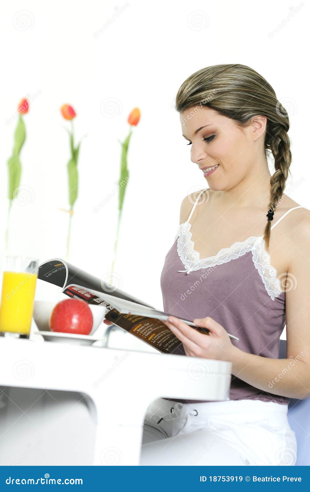 Morning at home stock image. Image of braid, breakfast - 18753919