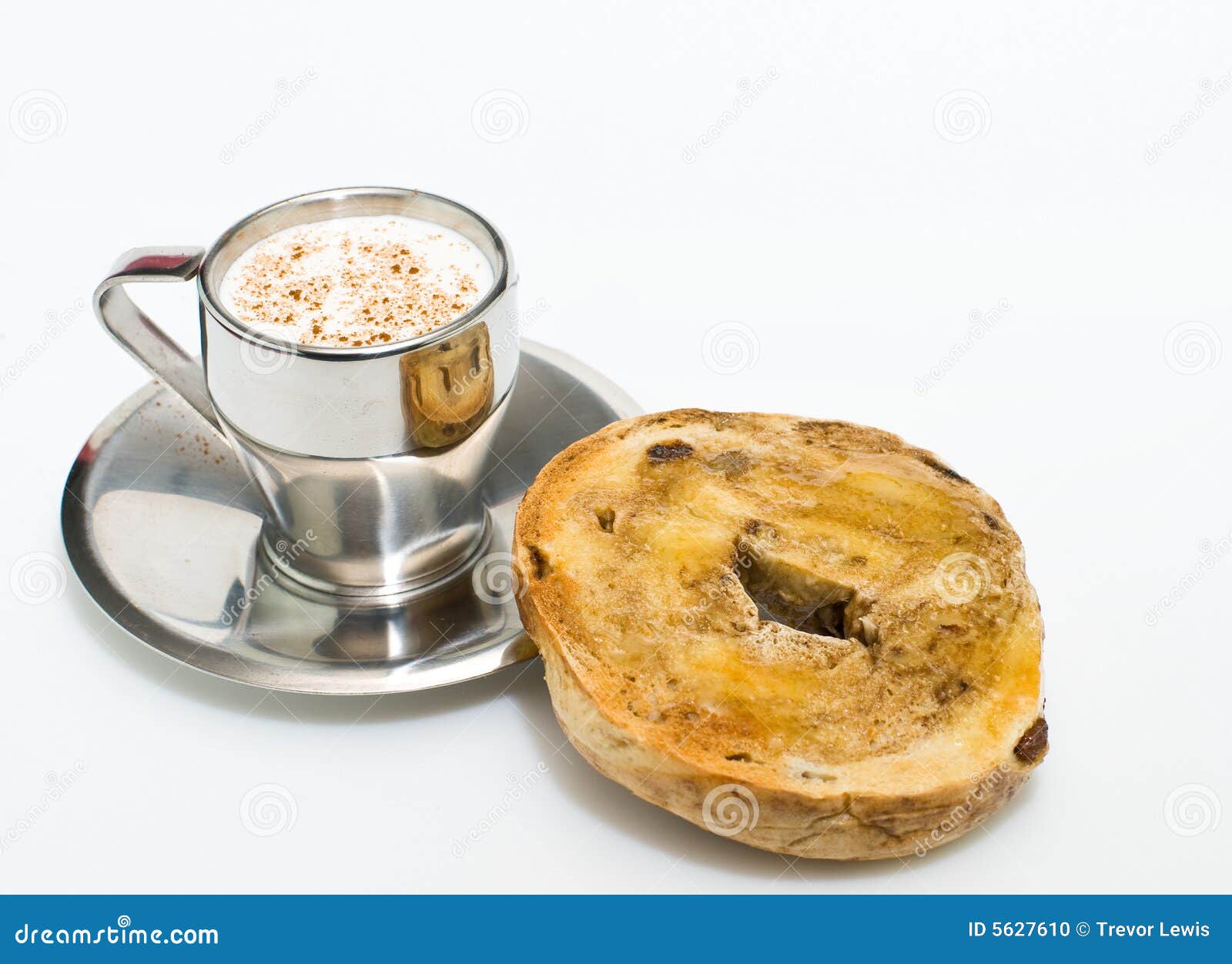 Morning Java and Bagel stock photo. Image of caffeine - 5627610