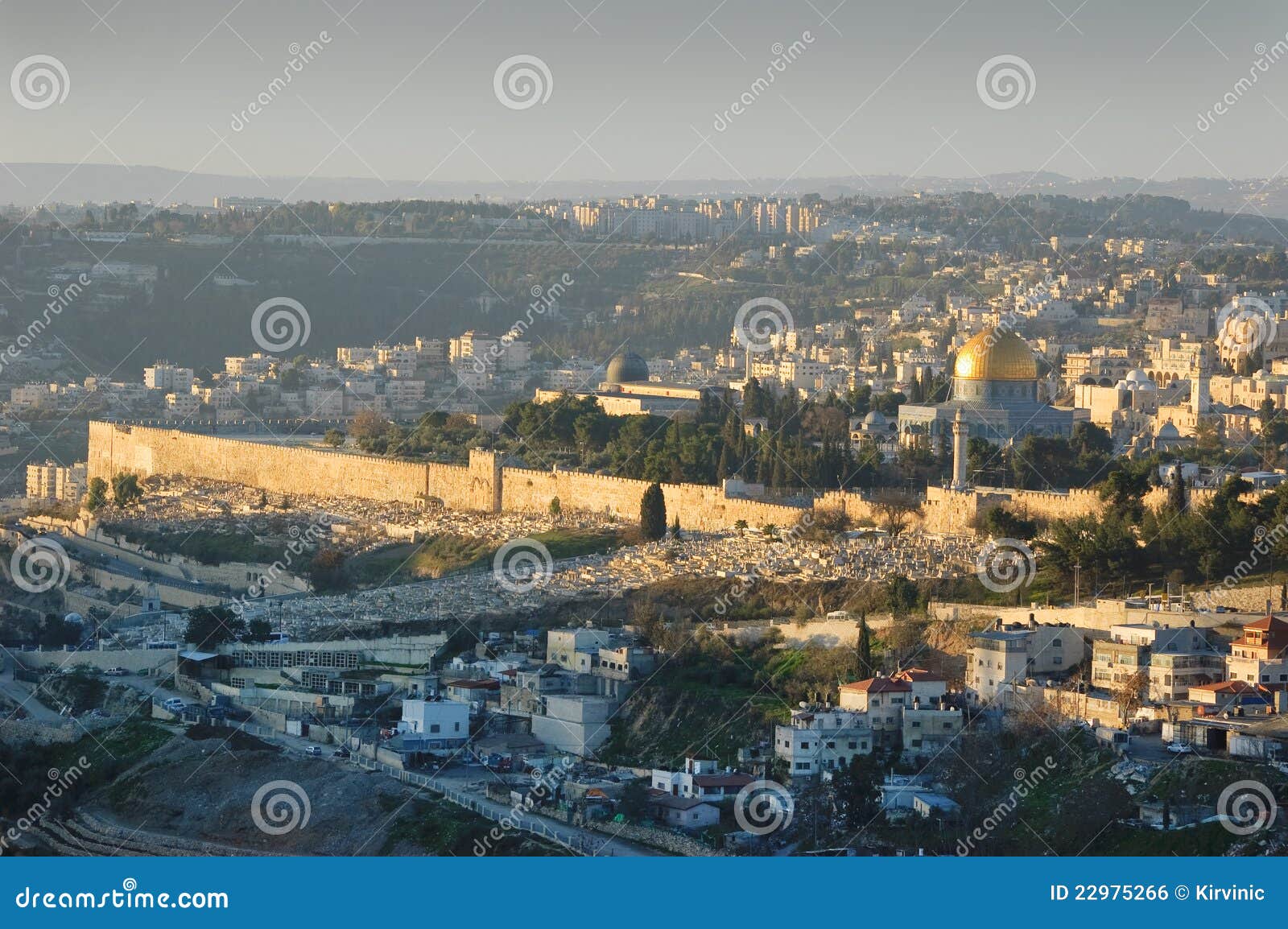 Morning in Jerusalem stock photo. Image of rock, christian - 22975266