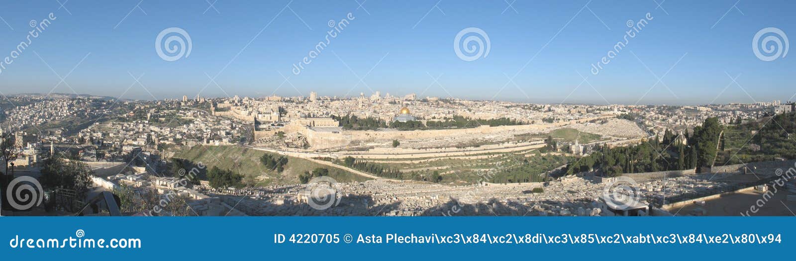 Morning in Jerusalem stock image. Image of islam, holy - 4220705