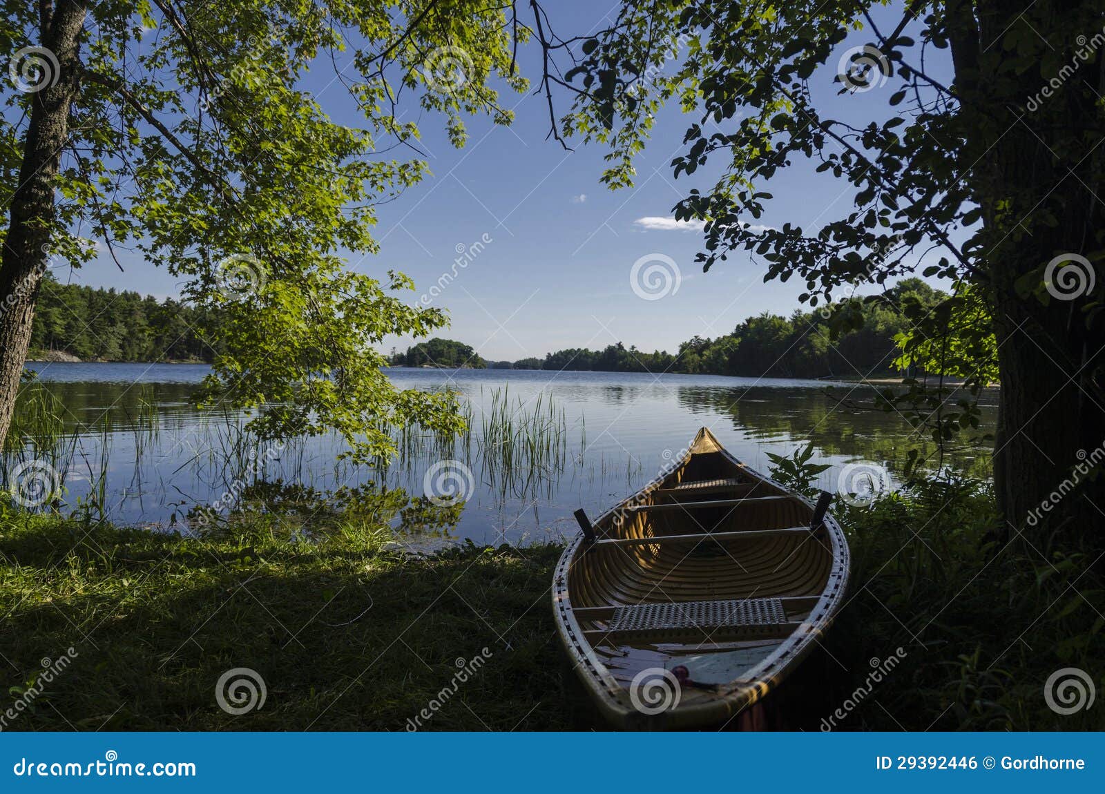 Morning Light on a Canoe stock photo. Image of beauty - 29392446