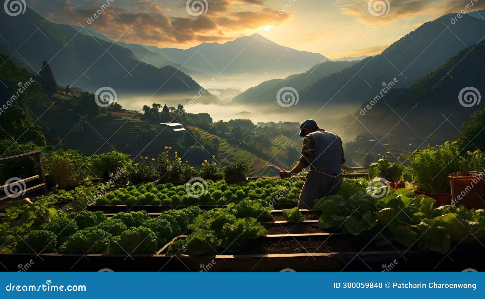 Morning Light, Morning Mountain View the First Light of Morning on a ...