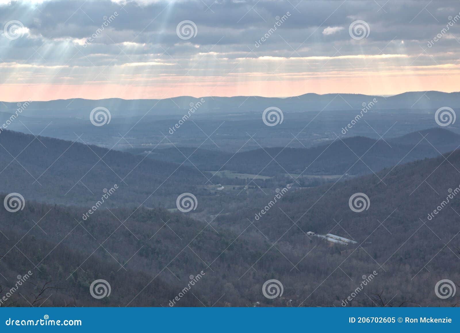 Morning light rays stock image. Image of mountains, rays - 206702605