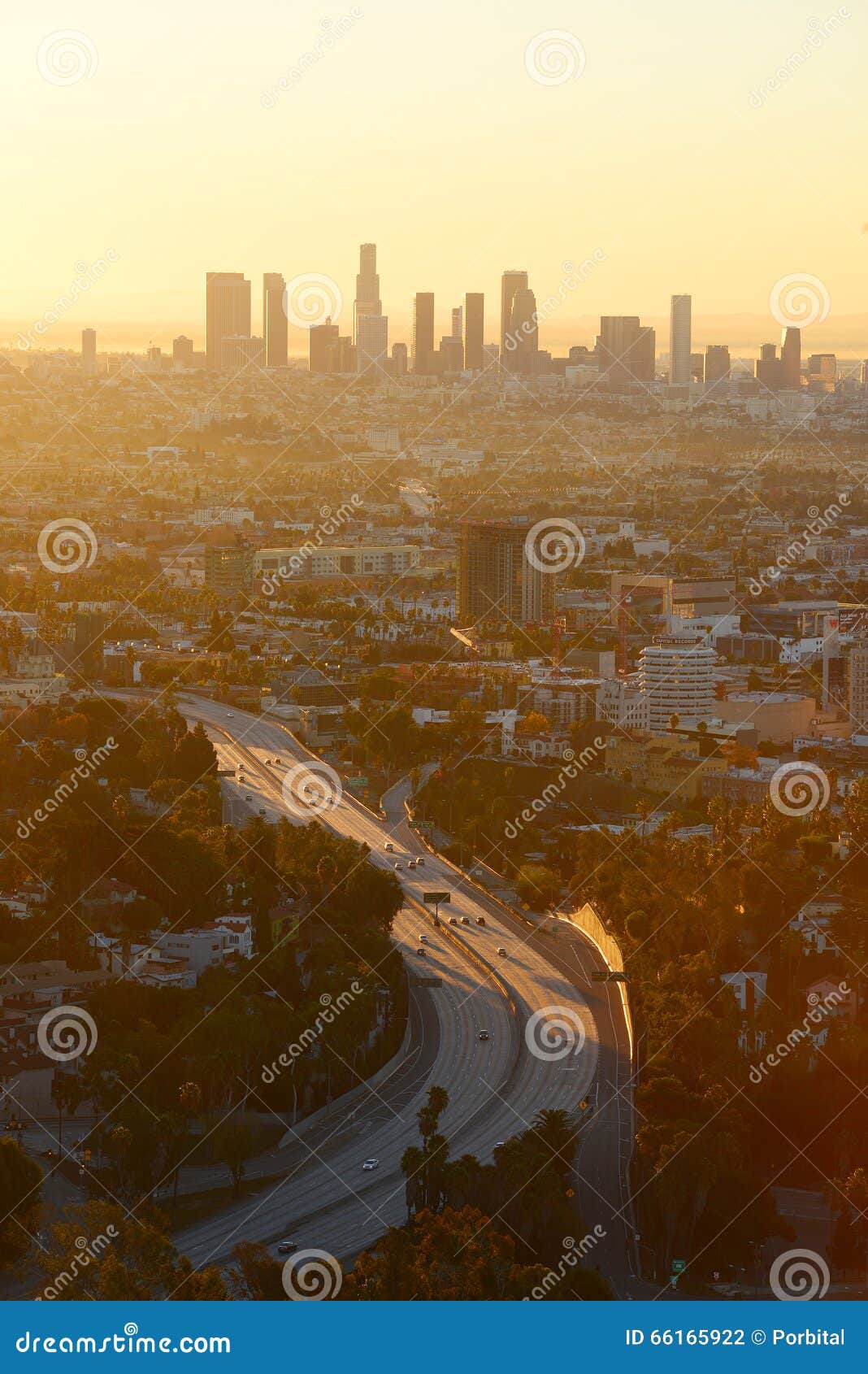 A morning at los angeles editorial photography. Image of tall - 66165922