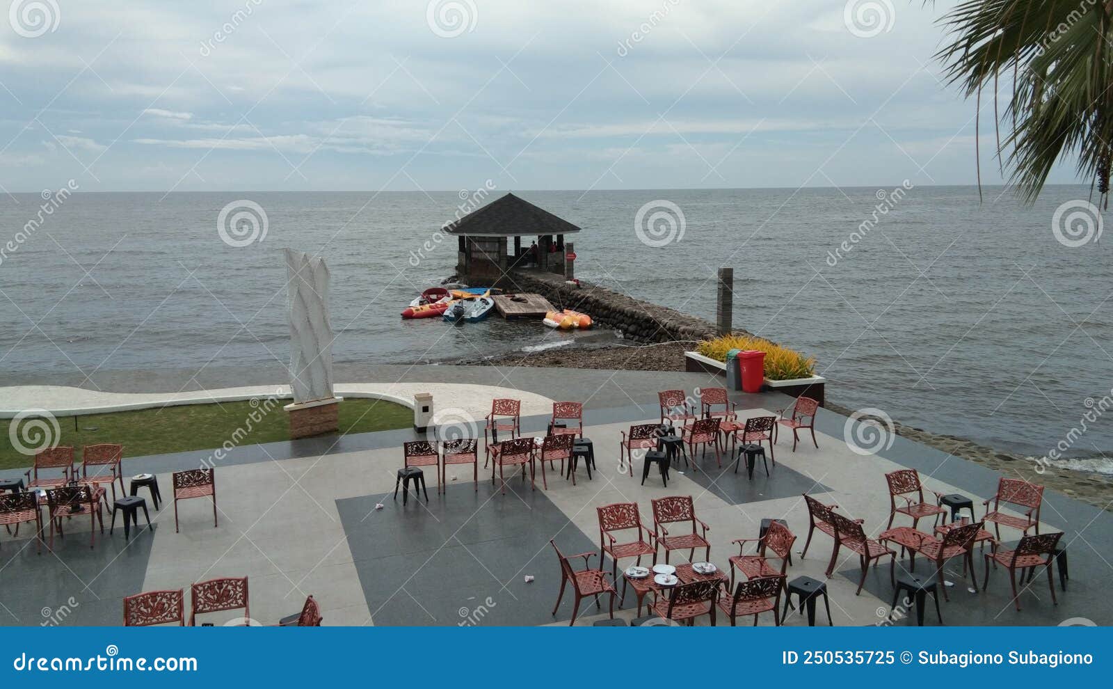 Utama Raya Beach stock image. Image of tourism, boardwalk - 250535725