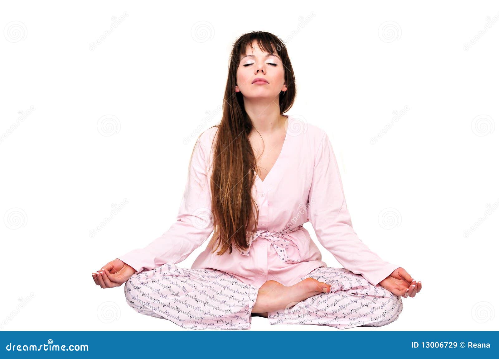 Morning meditation stock image. Image of beautiful, background - 13006729