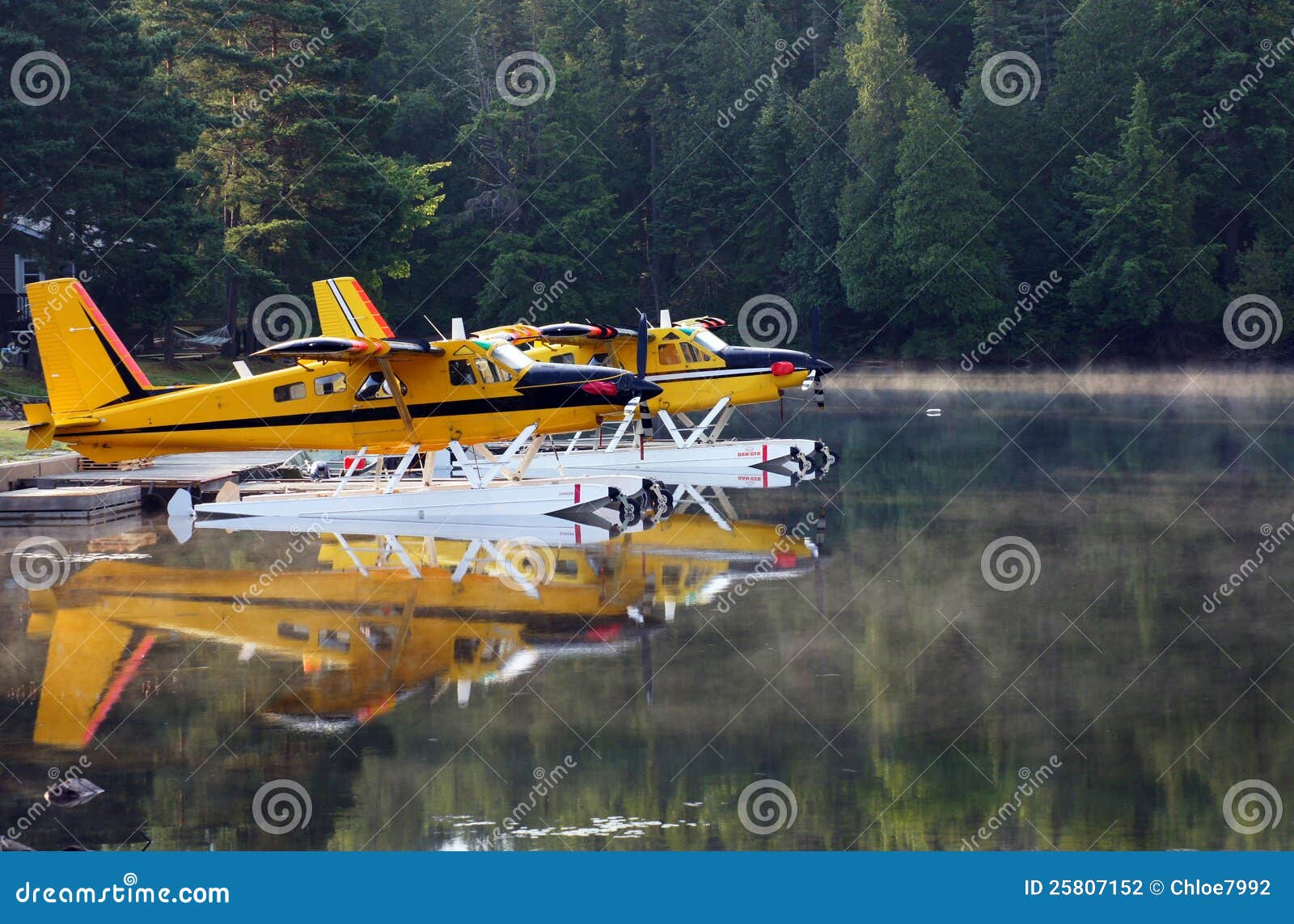 Morning Mist Around the Planes Stock Photo - Image of transport, plane ...