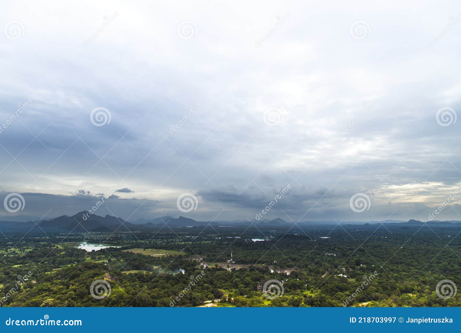 Morning Mist at Tropical Mountain Rang Stock Image - Image of beautiful ...