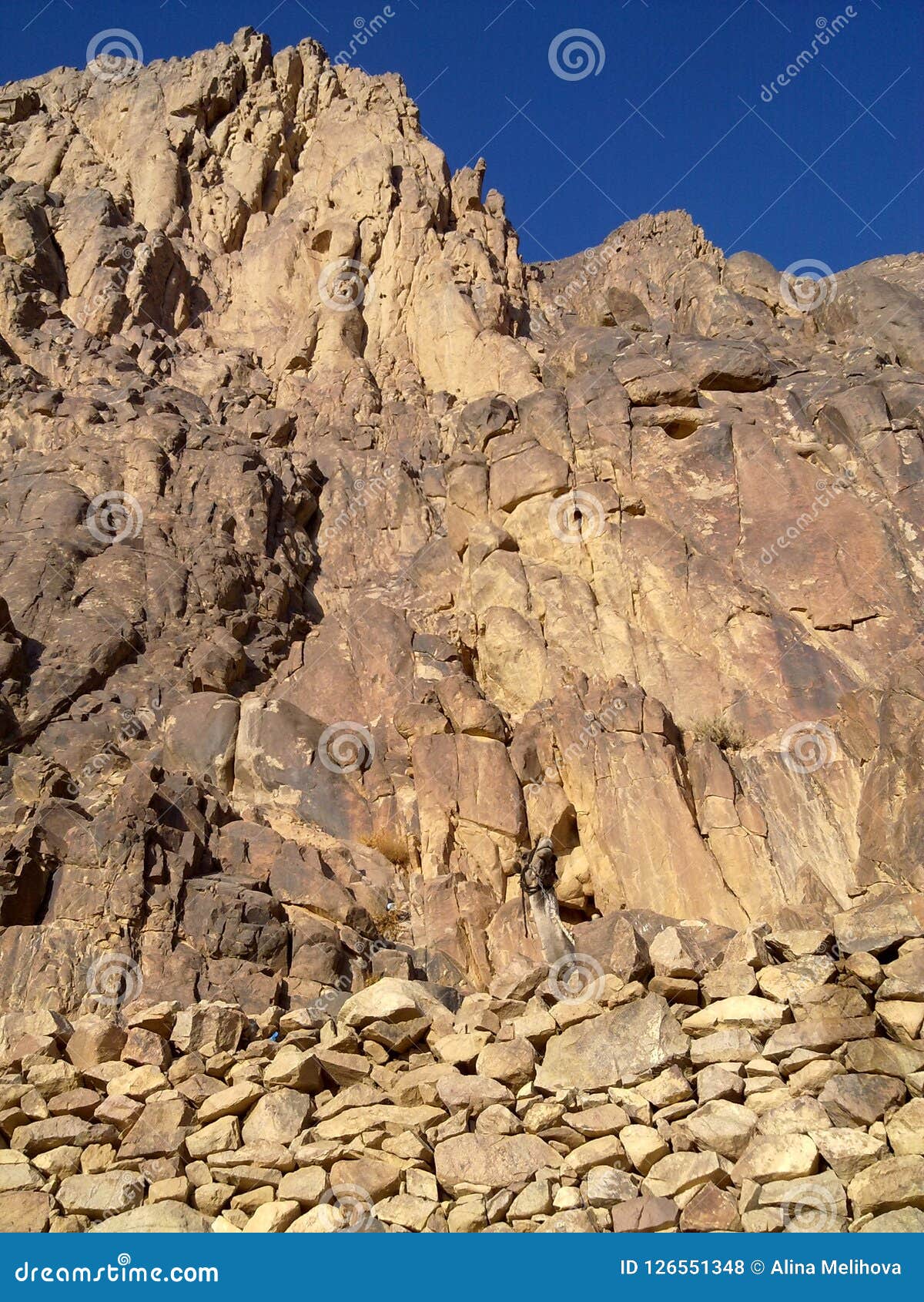 Mount sinay stock photo. Image of egipt, mount, travel - 126551348