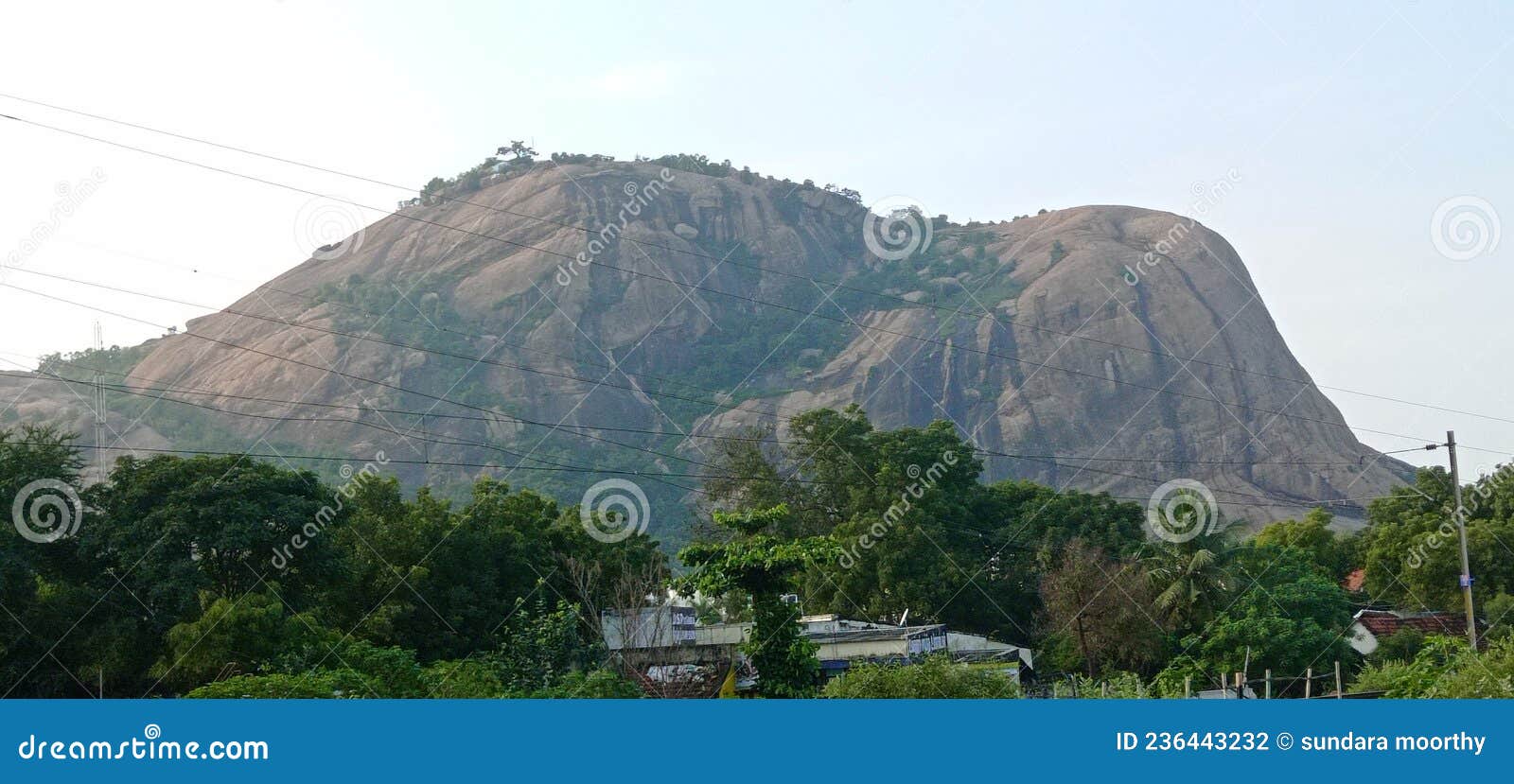 Morning Mountain View in Madurai Stock Photo - Image of plateau, view ...