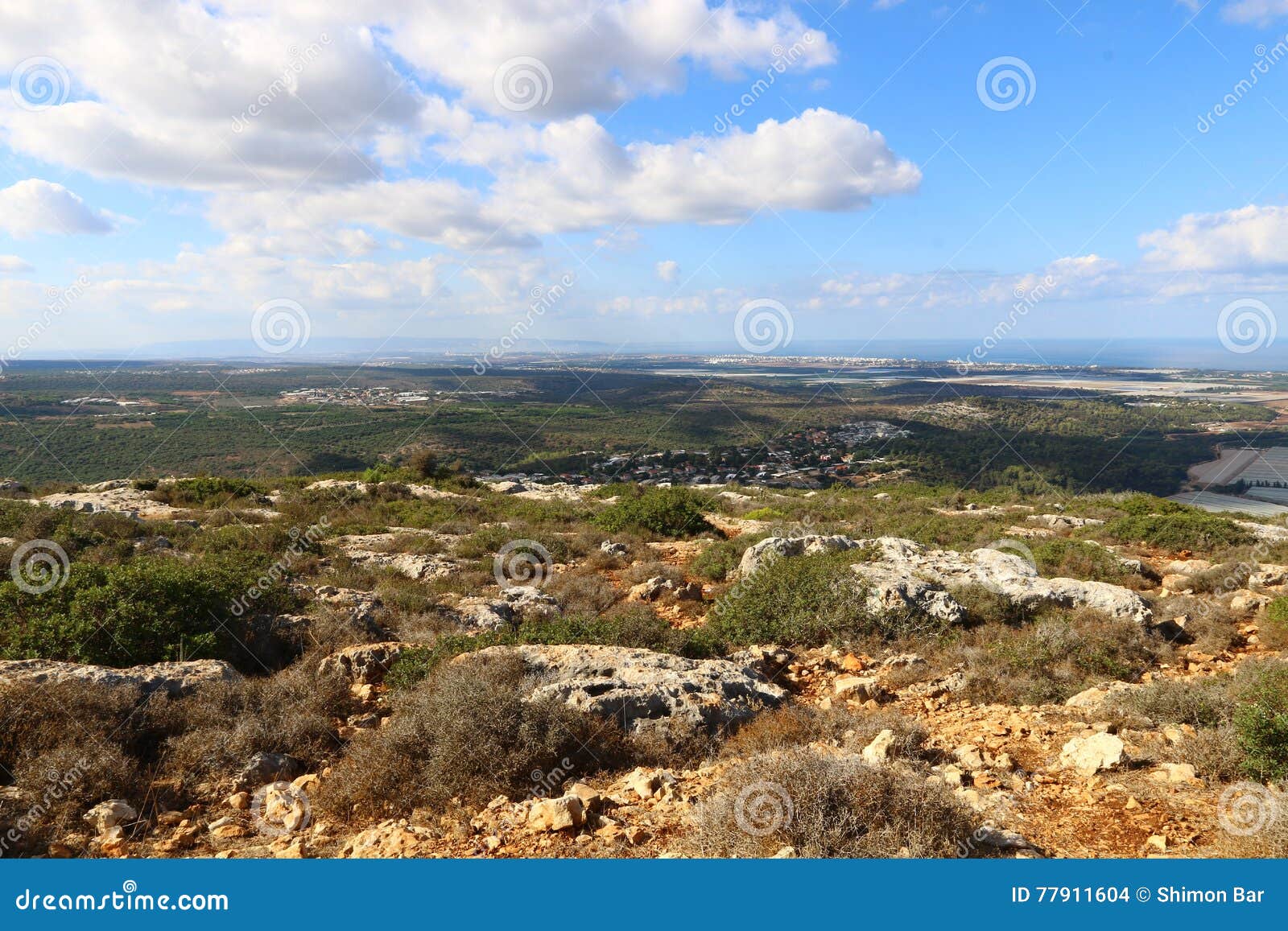 Morning in the Mountains in the North of Israel Stock Photo - Image of ...