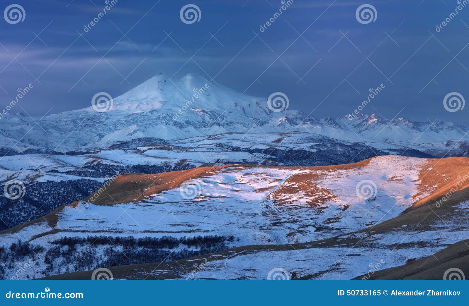 Morning in mountains stock image. Image of glacier, morning - 50733165