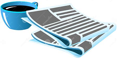 Morning news stock vector. Illustration of vector, breakfast - 1949471