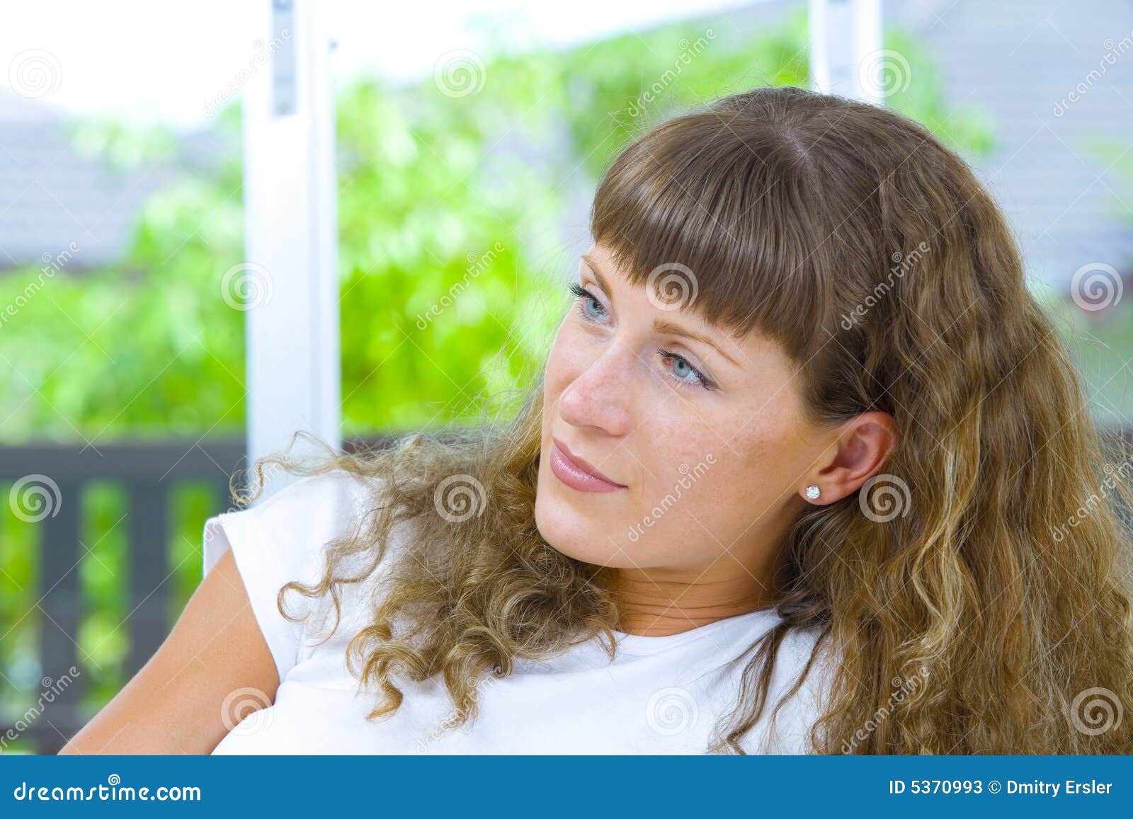 Morning portrait stock image. Image of mouth, gladness - 5370993