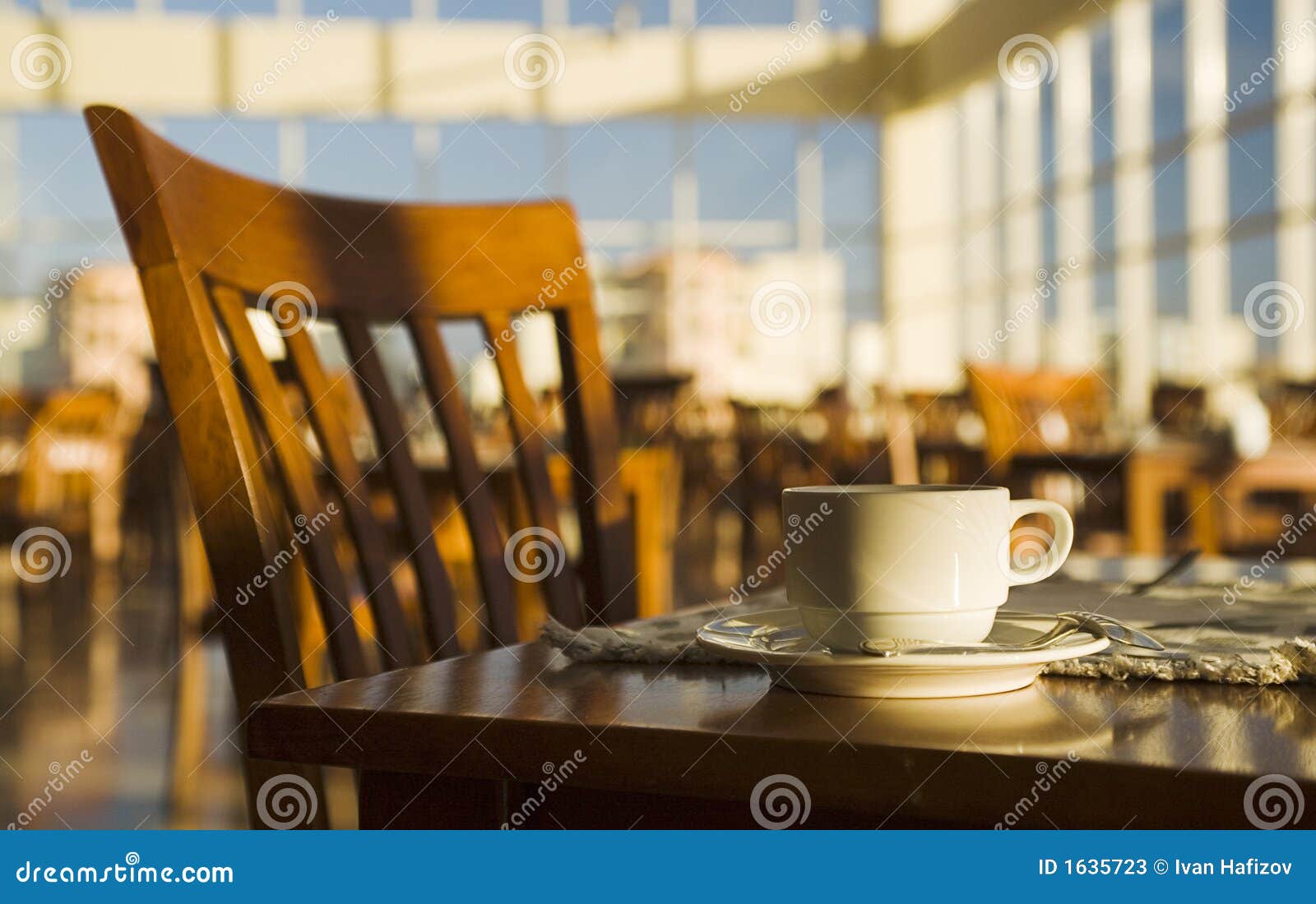 Morning Positive Still-life in a Cafe Stock Image - Image of cups ...