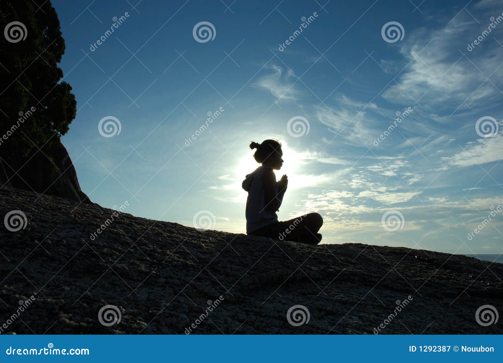 Morning Prayer stock image. Image of prayer, buddhism - 1292387