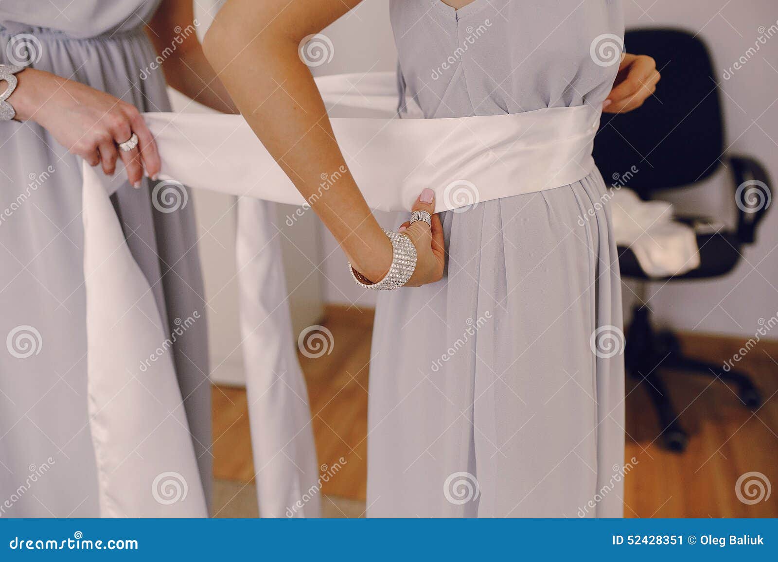 Morning Preparing the Bride and Witnesses Stock Image - Image of ...