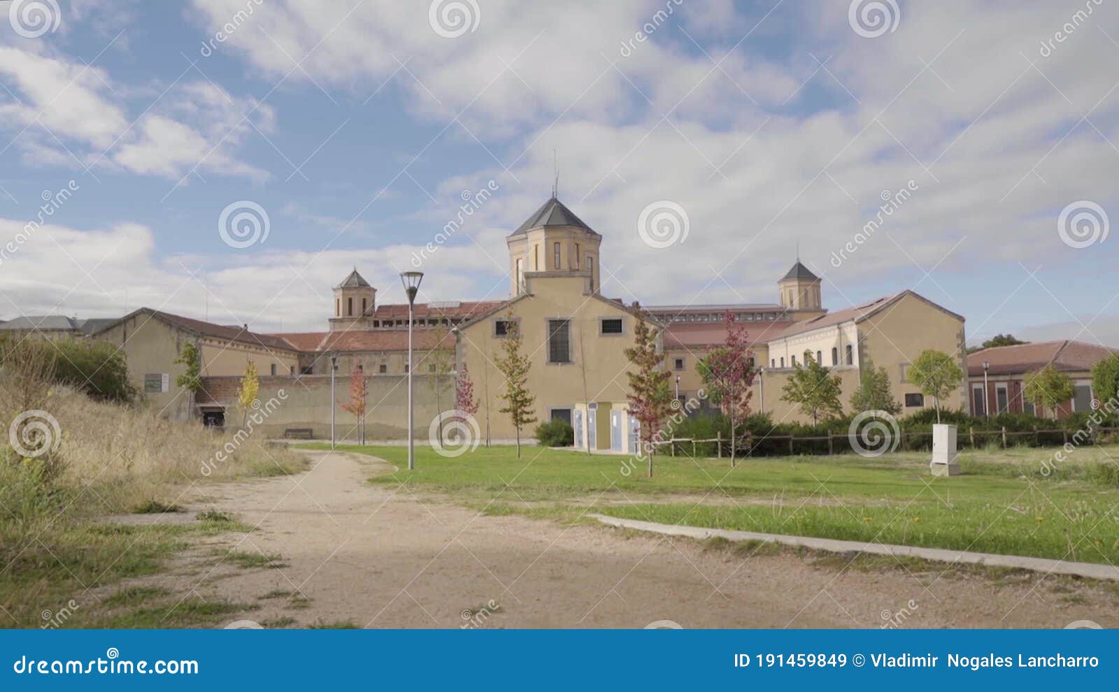 Panoramic of Prison of Segovia Stock Video - Video of courthouse ...