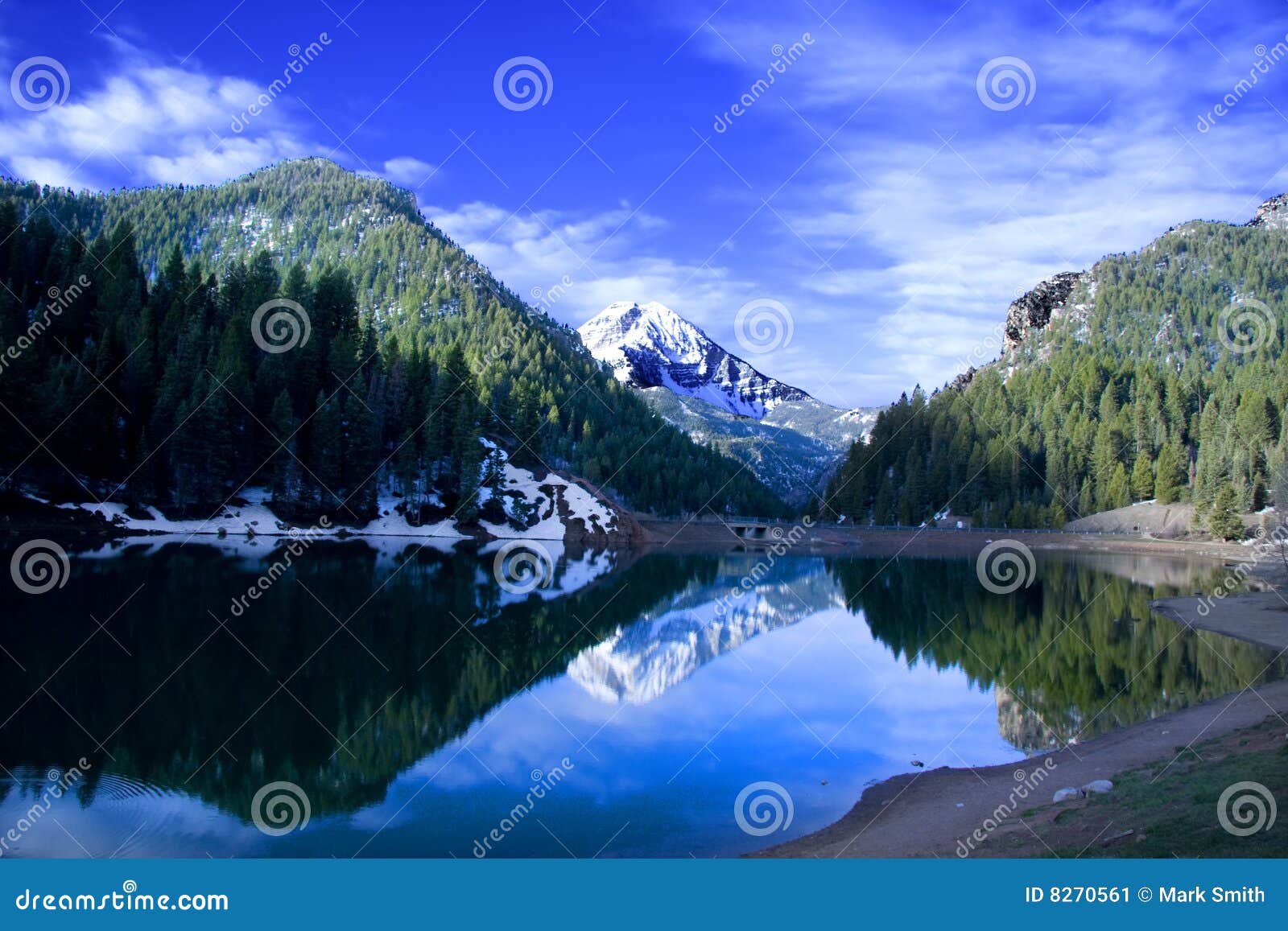 Morning Reflections stock image. Image of colors, lake - 8270561