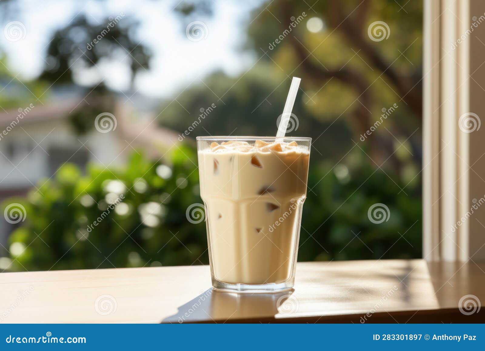 Morning Refresher: Glass Of Milk In The Morning. Generative AI Royalty ...