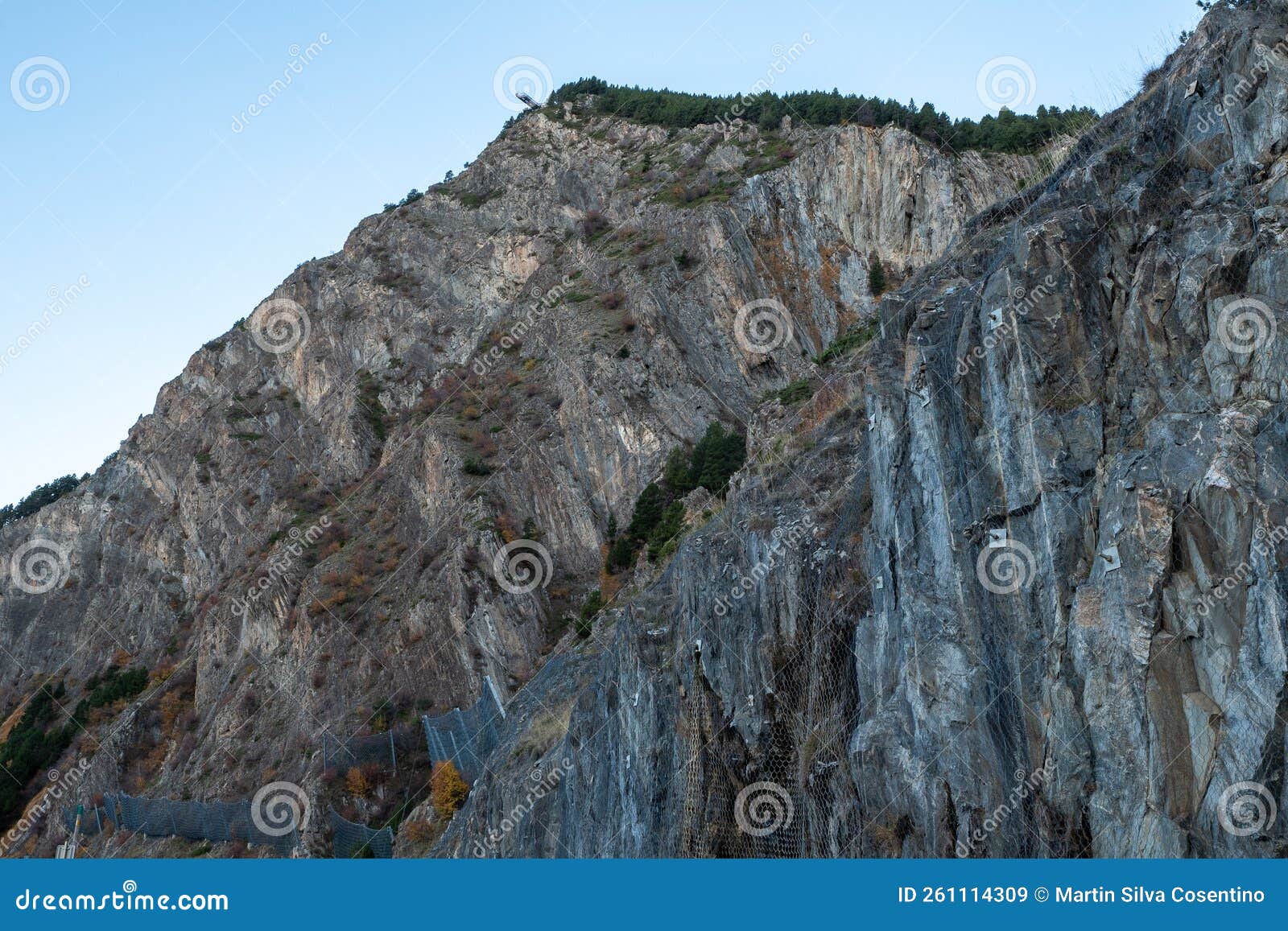 Morning at the Roc Del Quer Viewpoint in Canillo, Andorra Stock Image ...
