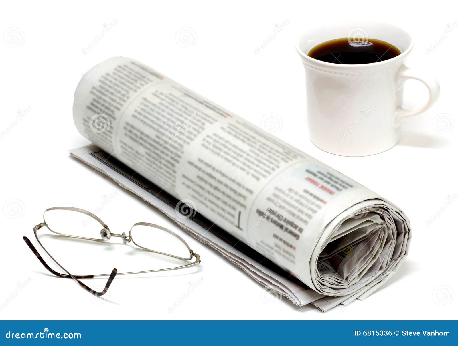 Morning Routine stock photo. Image of morning, news, paper - 6815336