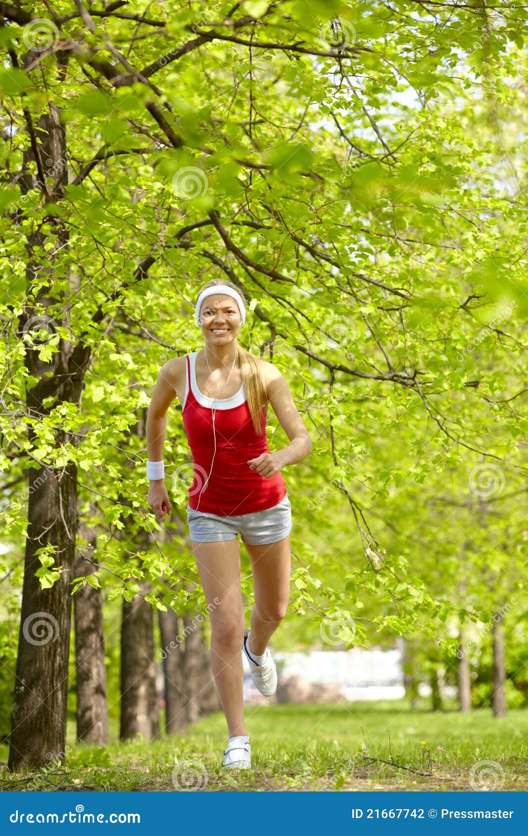 Morning run stock photo. Image of lady, caucasian, person - 21667742